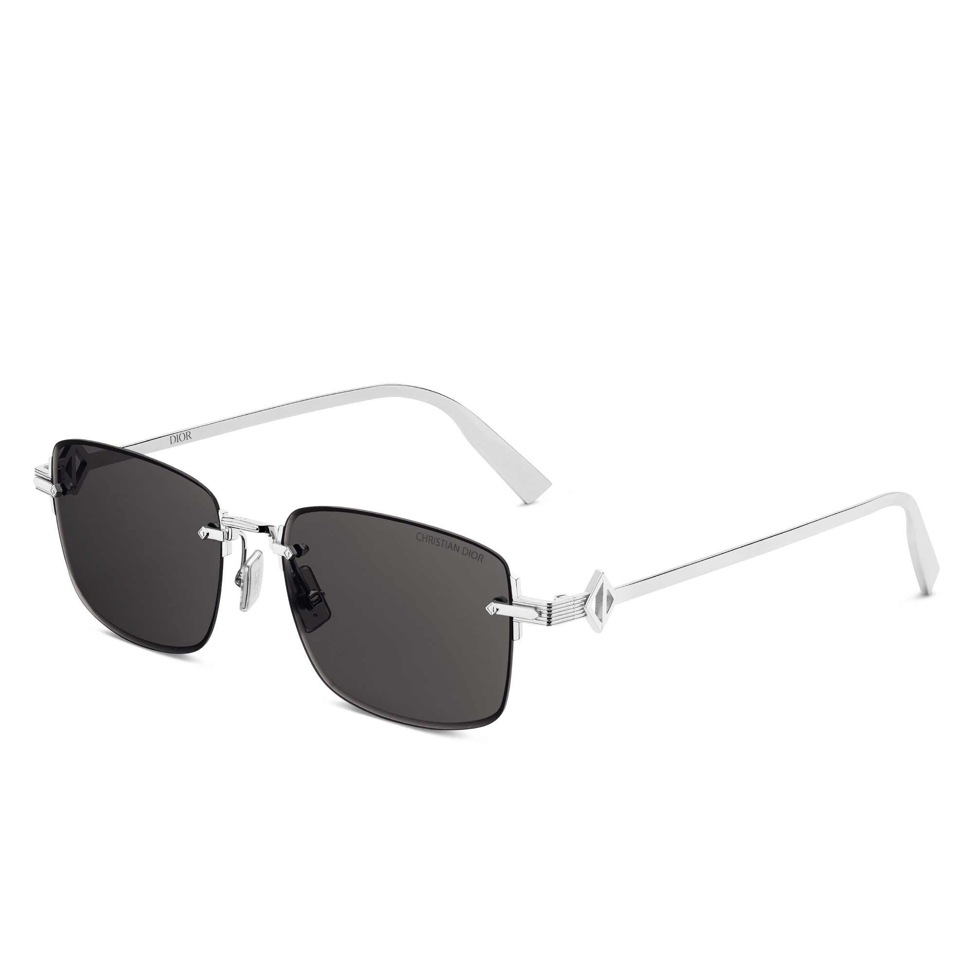 CD Diamond S11U Gray Rectangular Sunglasses | DIOR