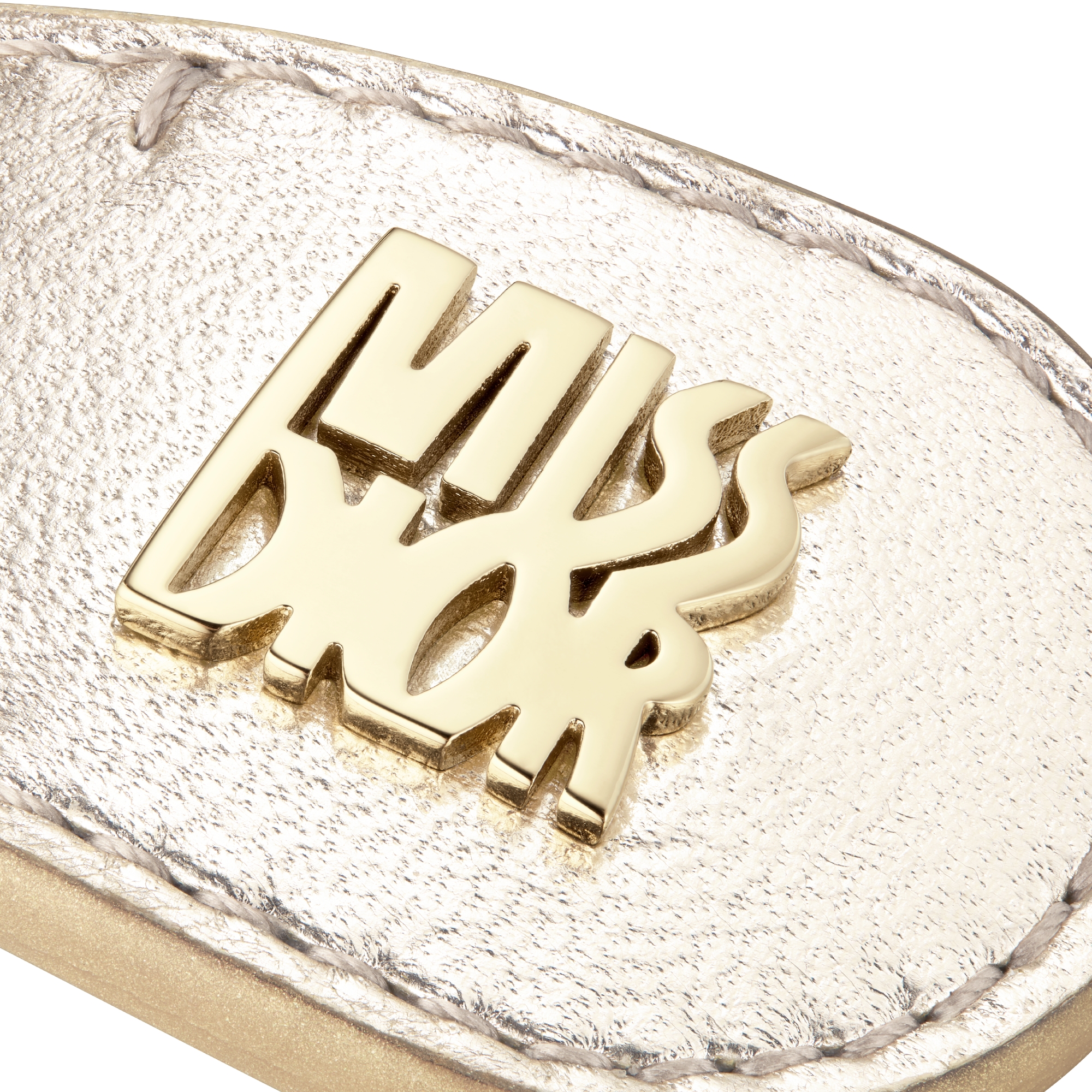 Fermacapelli Dior Idol Miss Dior Pelle di vitello color oro pallido | DIOR