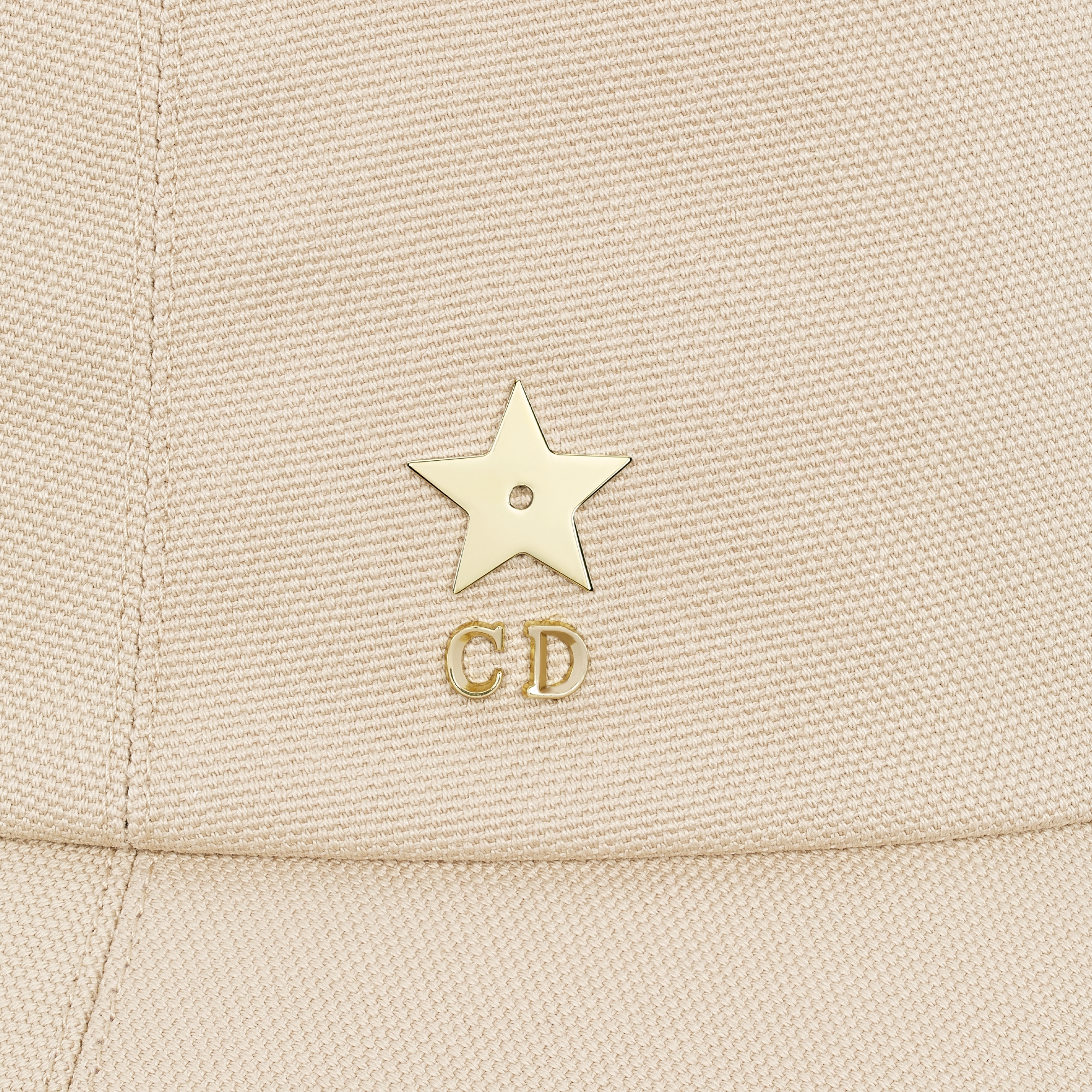 Teddy-D 좁은 챙 버킷모자 베이지 코튼 | DIOR