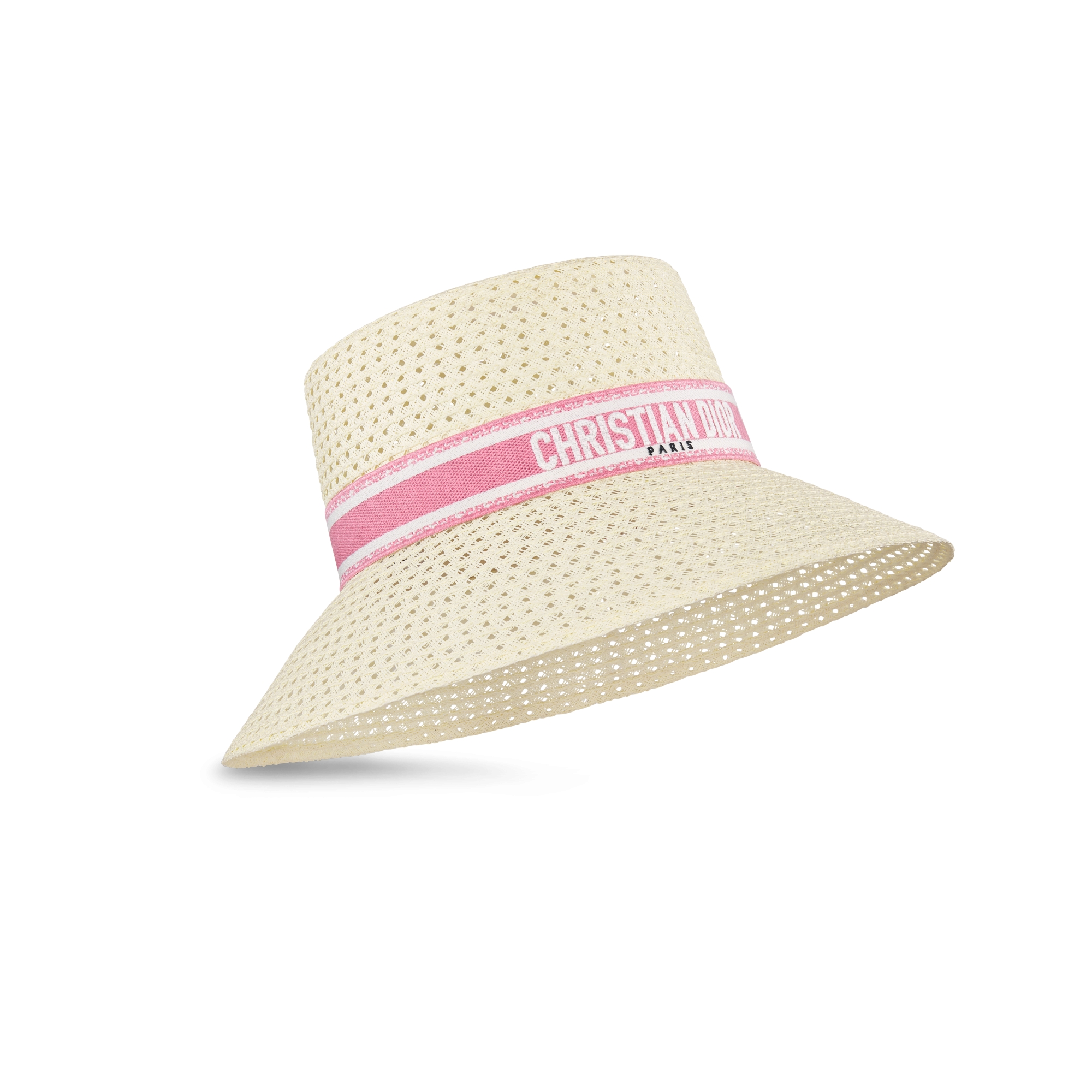 Dioriviera D-Bobby Bucket Hat mit breiter Krempe Stroh in ...