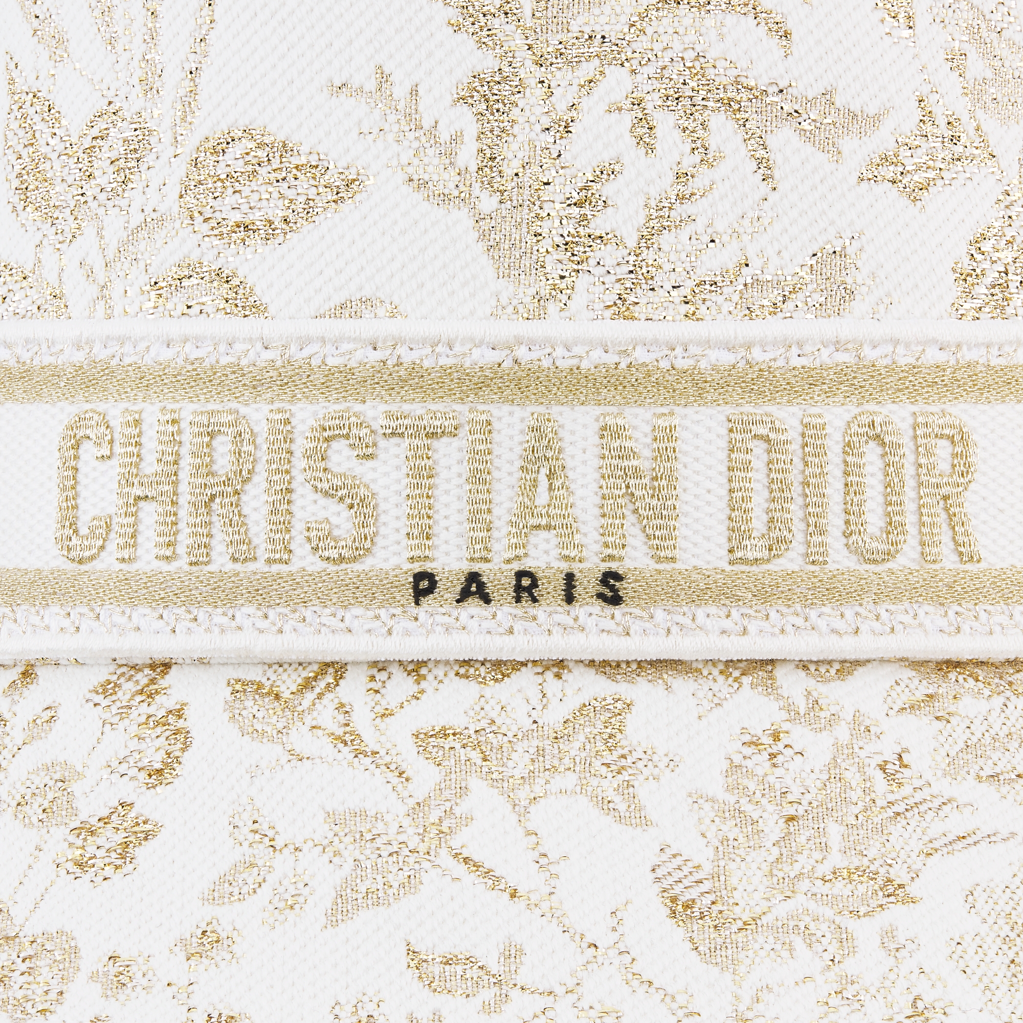 D-Bobby Millefiori Small-Brim Bucket Hat White Cotton Blend and Gold ...