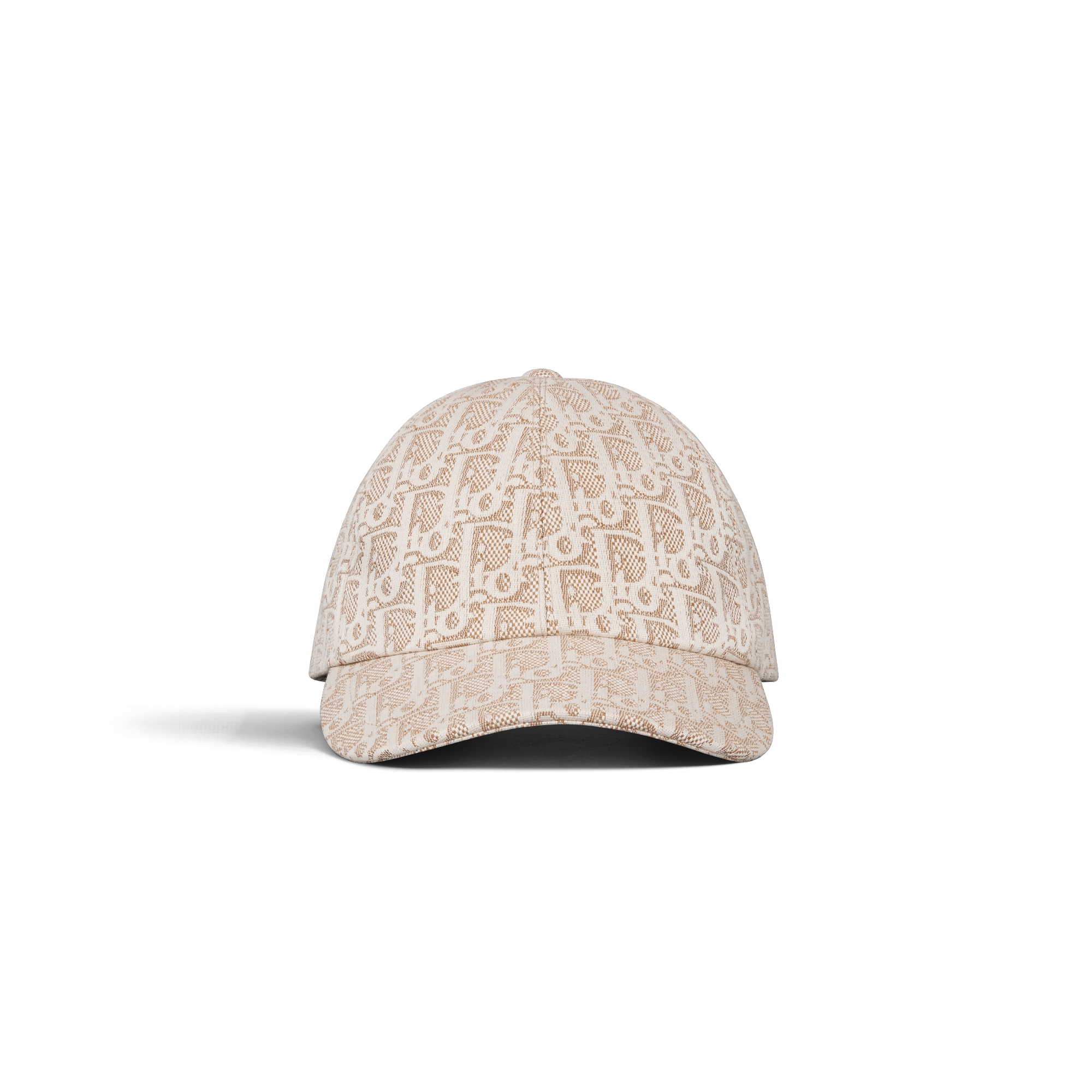 Gorra D-Player Dior Oblique Jacquard de algodón marrón | DIOR
