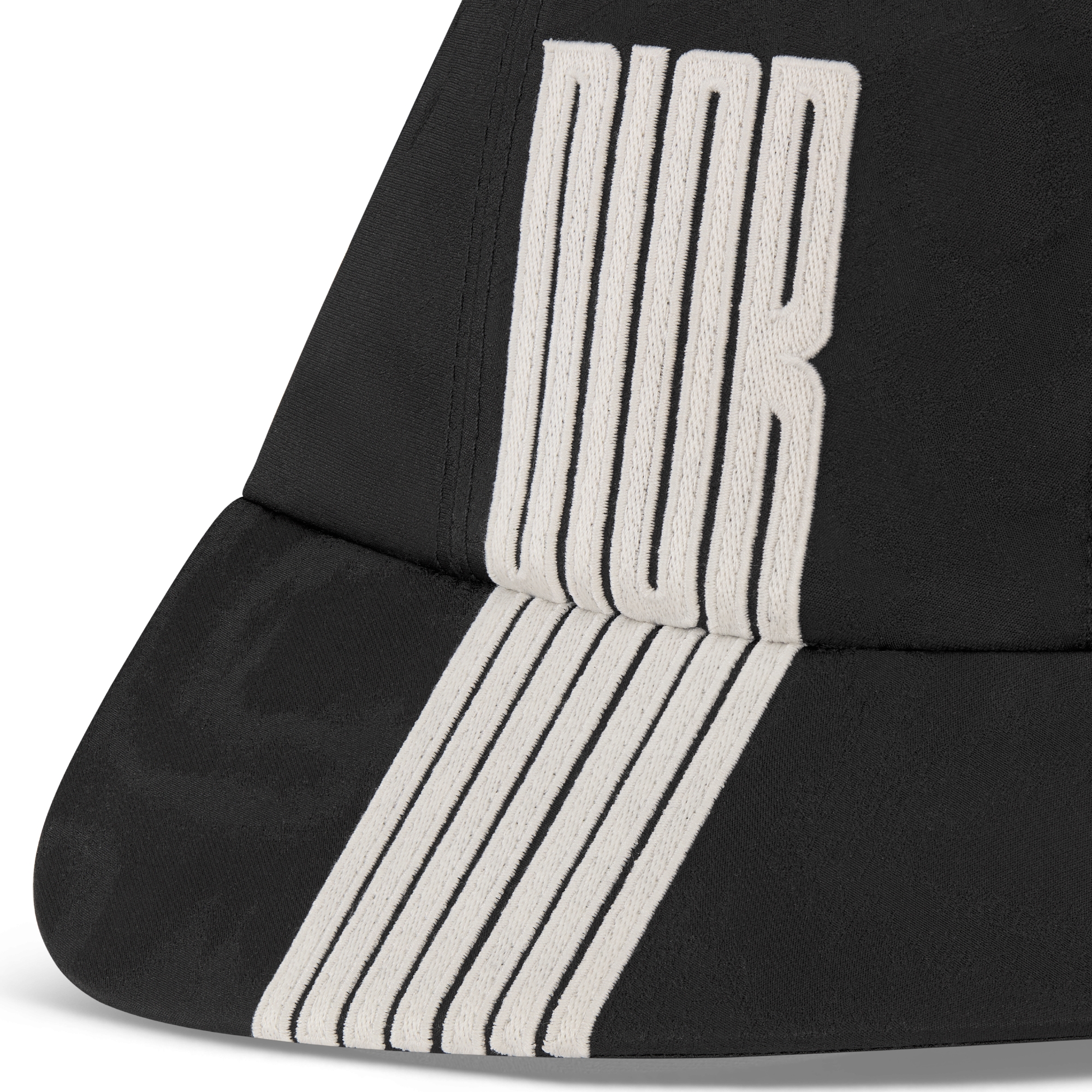 Dior Soul Dior Graphique Asymmetric Cap Black Technical Moiré | DIOR