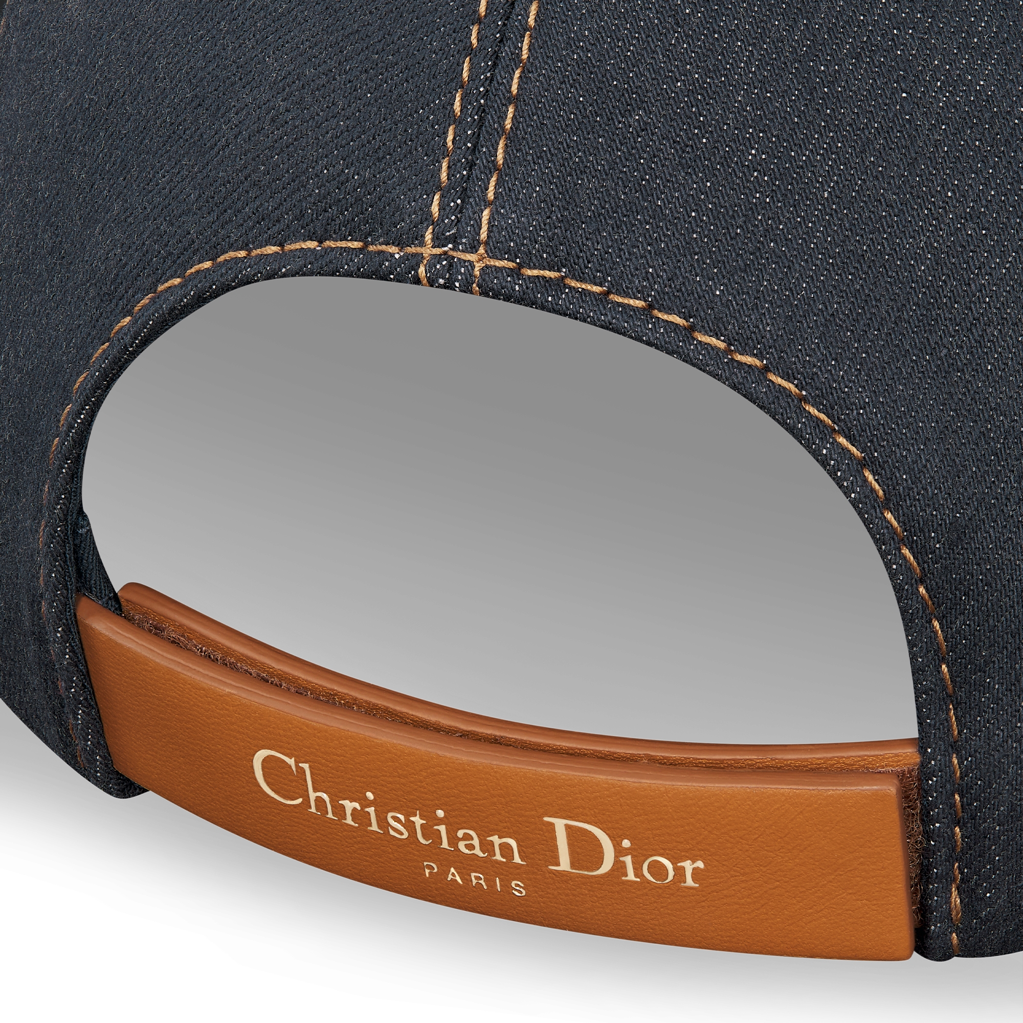 Boné D-Player Denim de algodão azul-escuro | DIOR