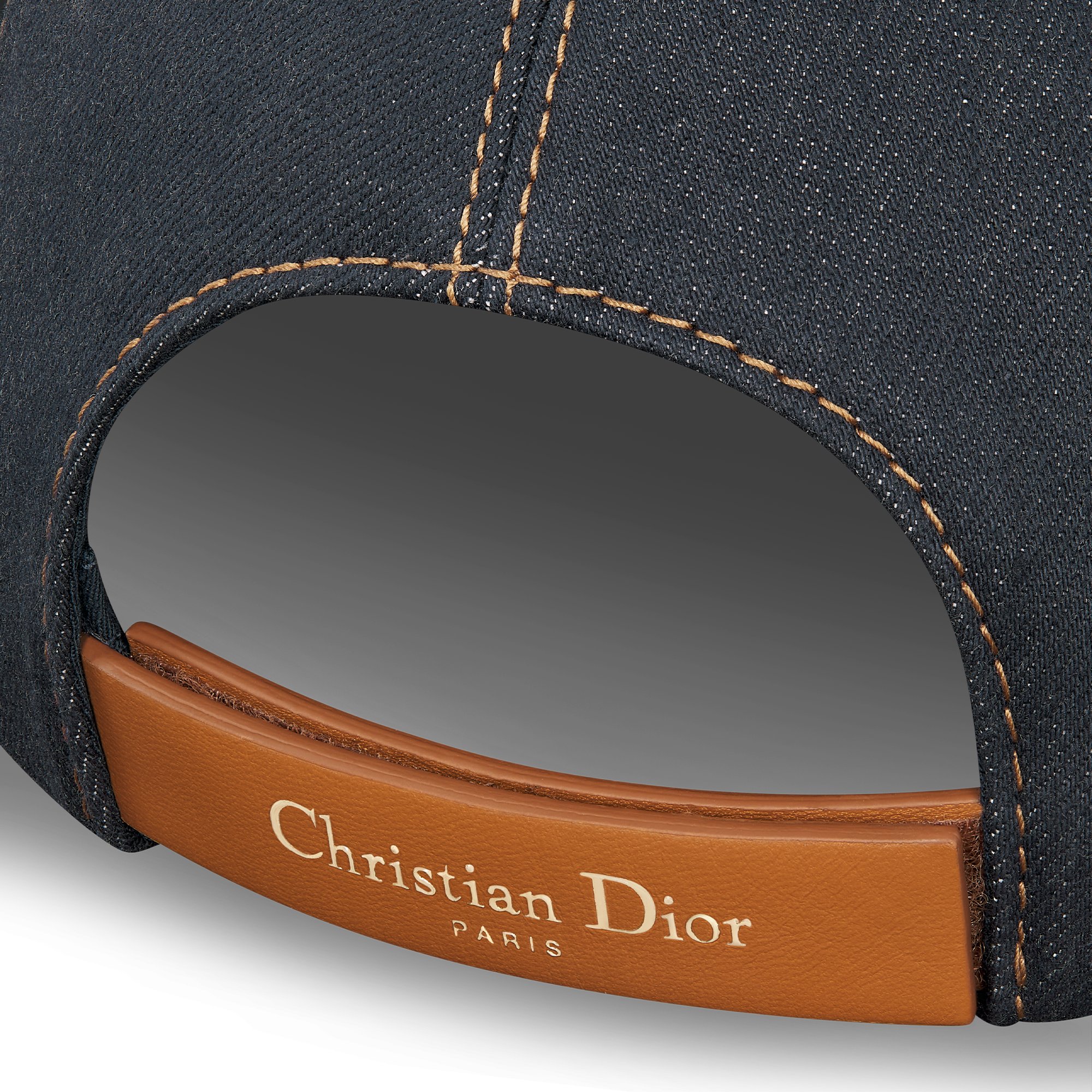 D-Player Cap Deep Blue Cotton Denim | DIOR