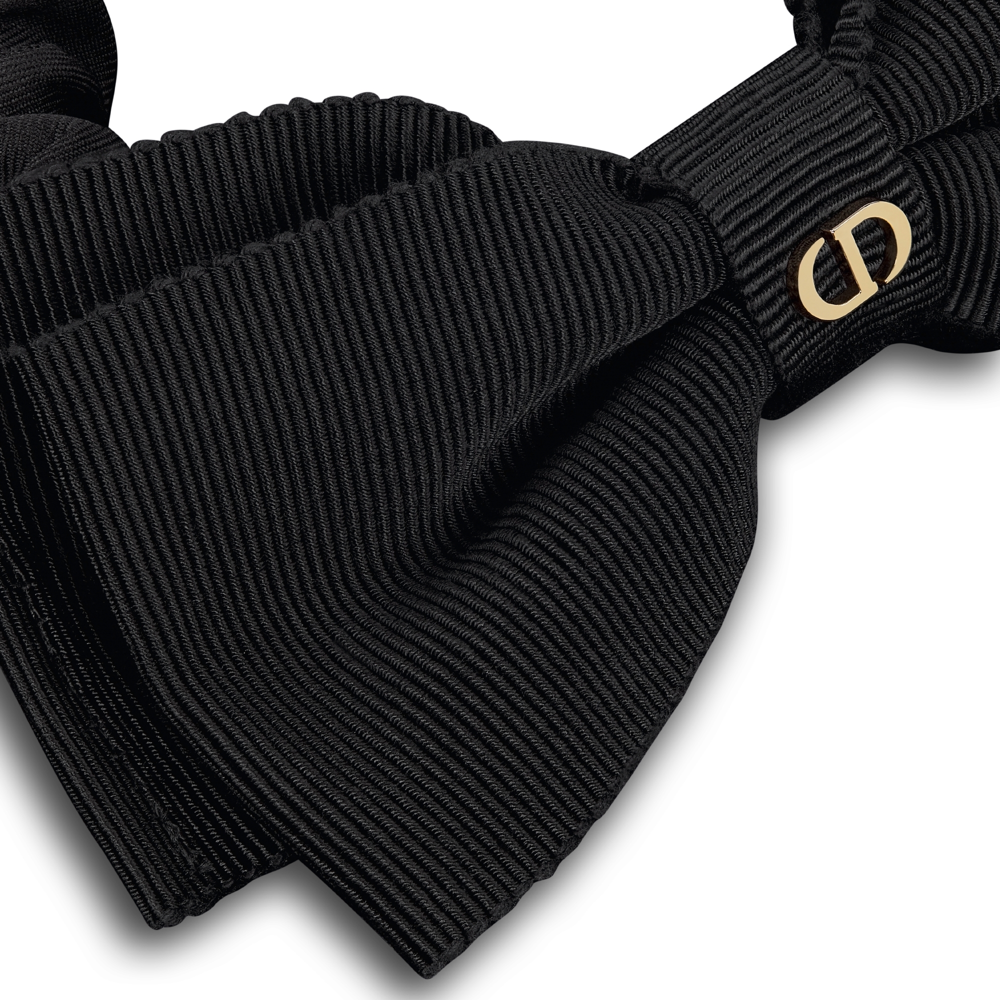 Dior Sweet Hair Tie Black Stretch Grosgrain | DIOR