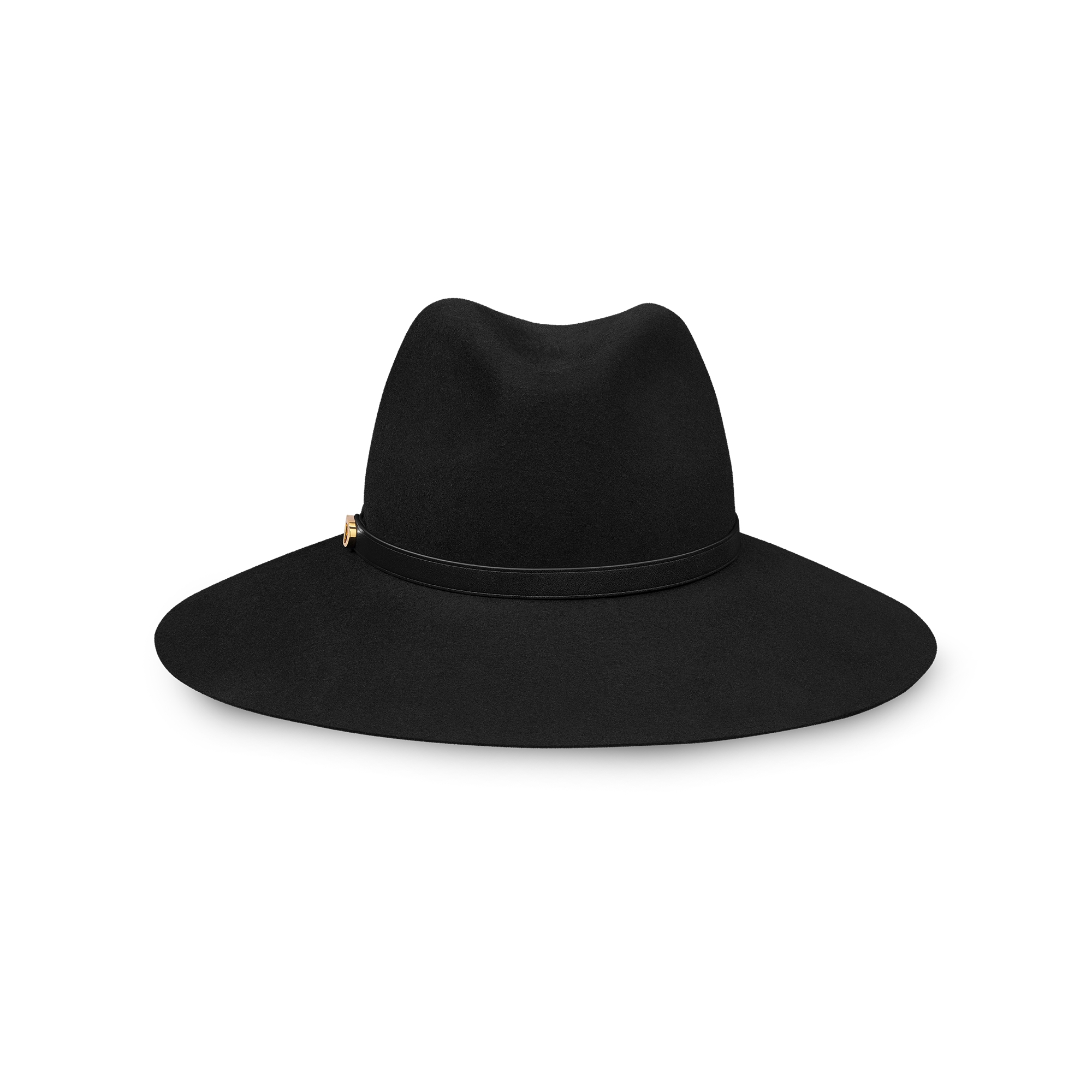 D-Muse Large-Brim Hat Black Rabbit Felt | DIOR