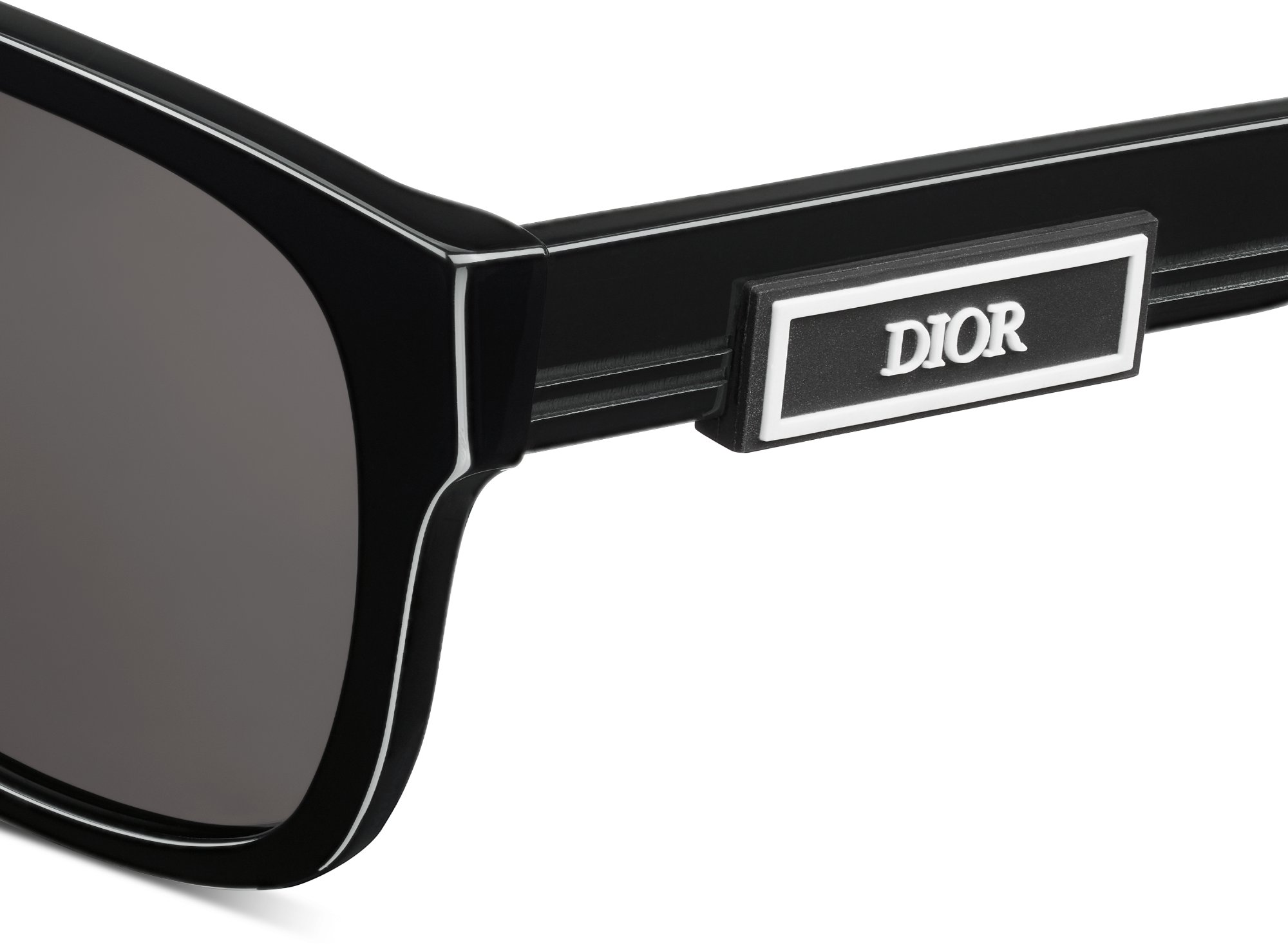 DiorB23 S2F Black Rectangular Sunglasses | DIOR