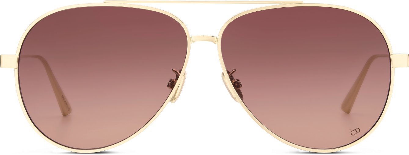 DiorCannage A1U Lunettes de soleil pilote dégradées de brun à rose | DIOR