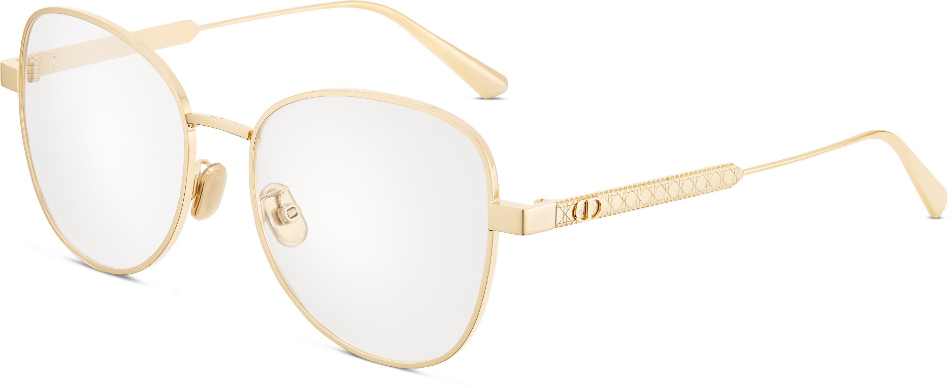 DiorCannage B1F Óculos com formato borboleta de metal com acabamento ...