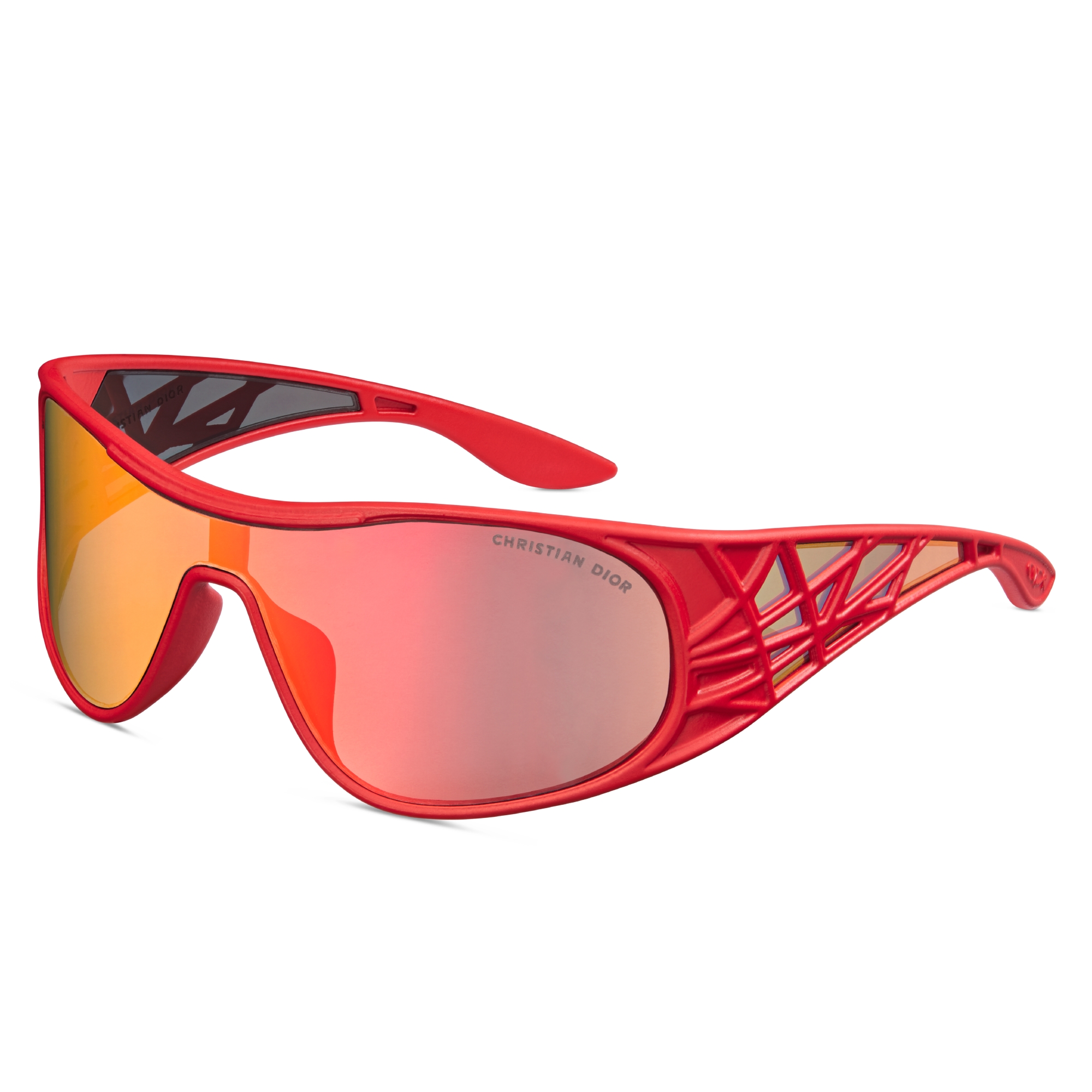 DIOR AND LEWIS HAMILTON DiorFluidCannage M1I Red Mask Sunglasses | DIOR