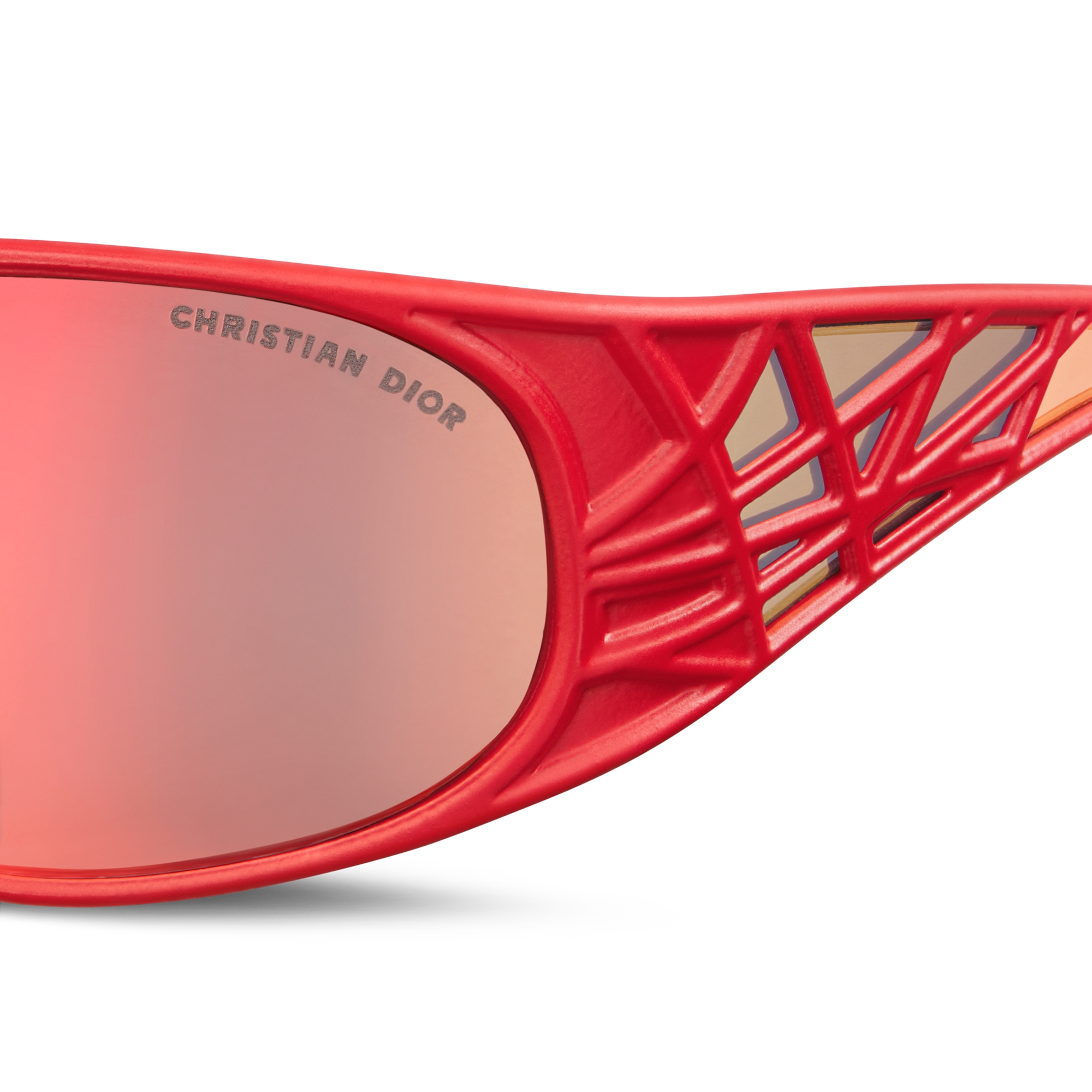 DIOR AND LEWIS HAMILTON DiorFluidCannage M1I Red Mask Sunglasses | DIOR