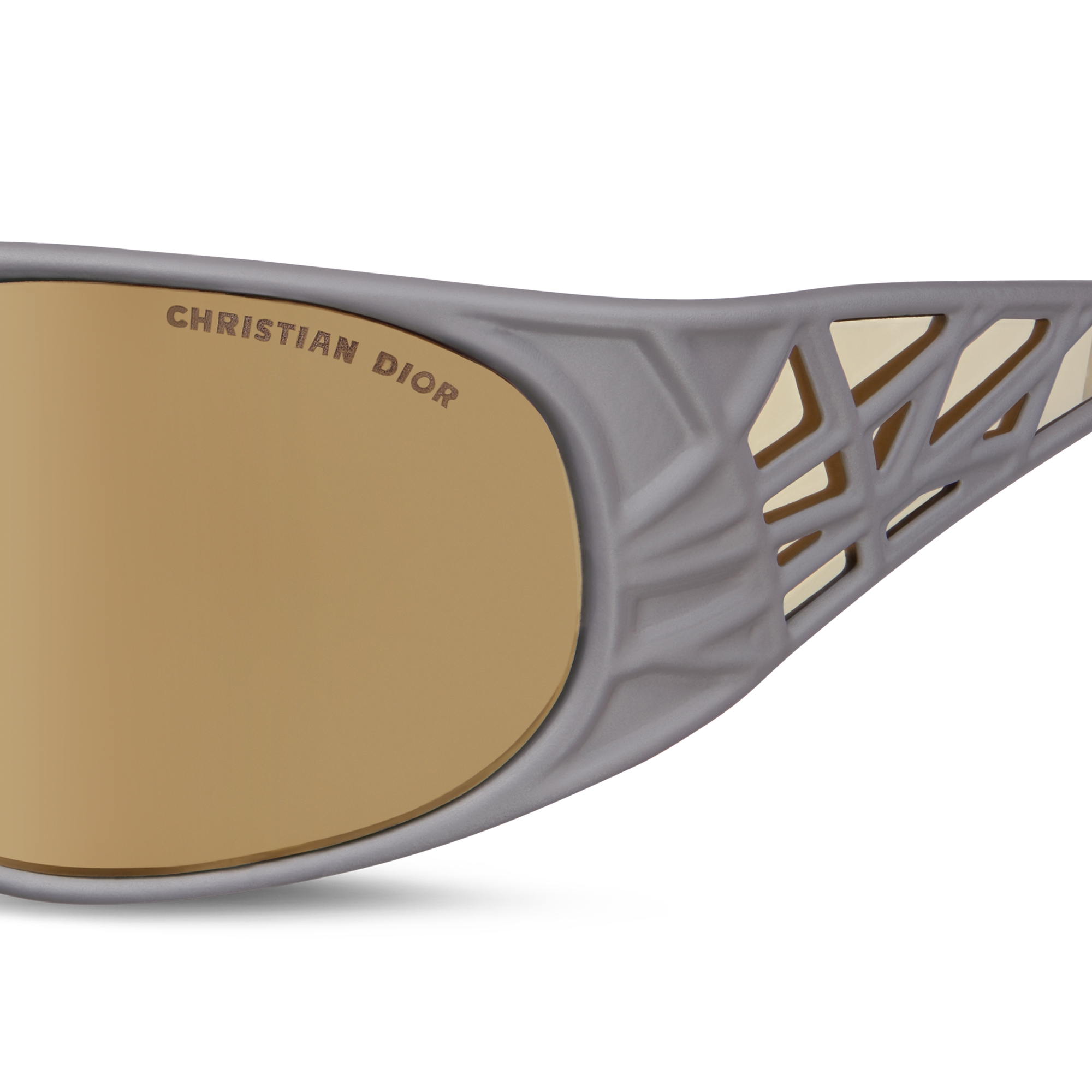 DIOR AND LEWIS HAMILTON DiorFluidCannage M1I Gray Mask Sunglasses | DIOR