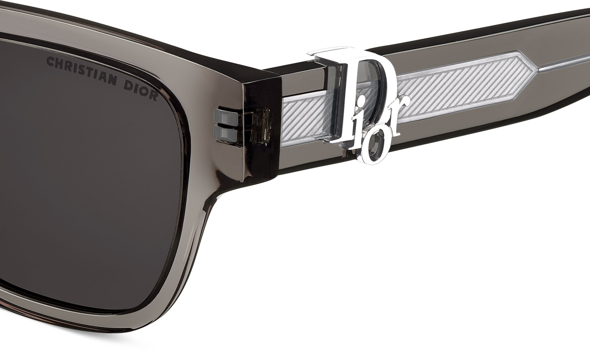DiorOblique S1F 선글라스 투명 블랙 스퀘어 | DIOR