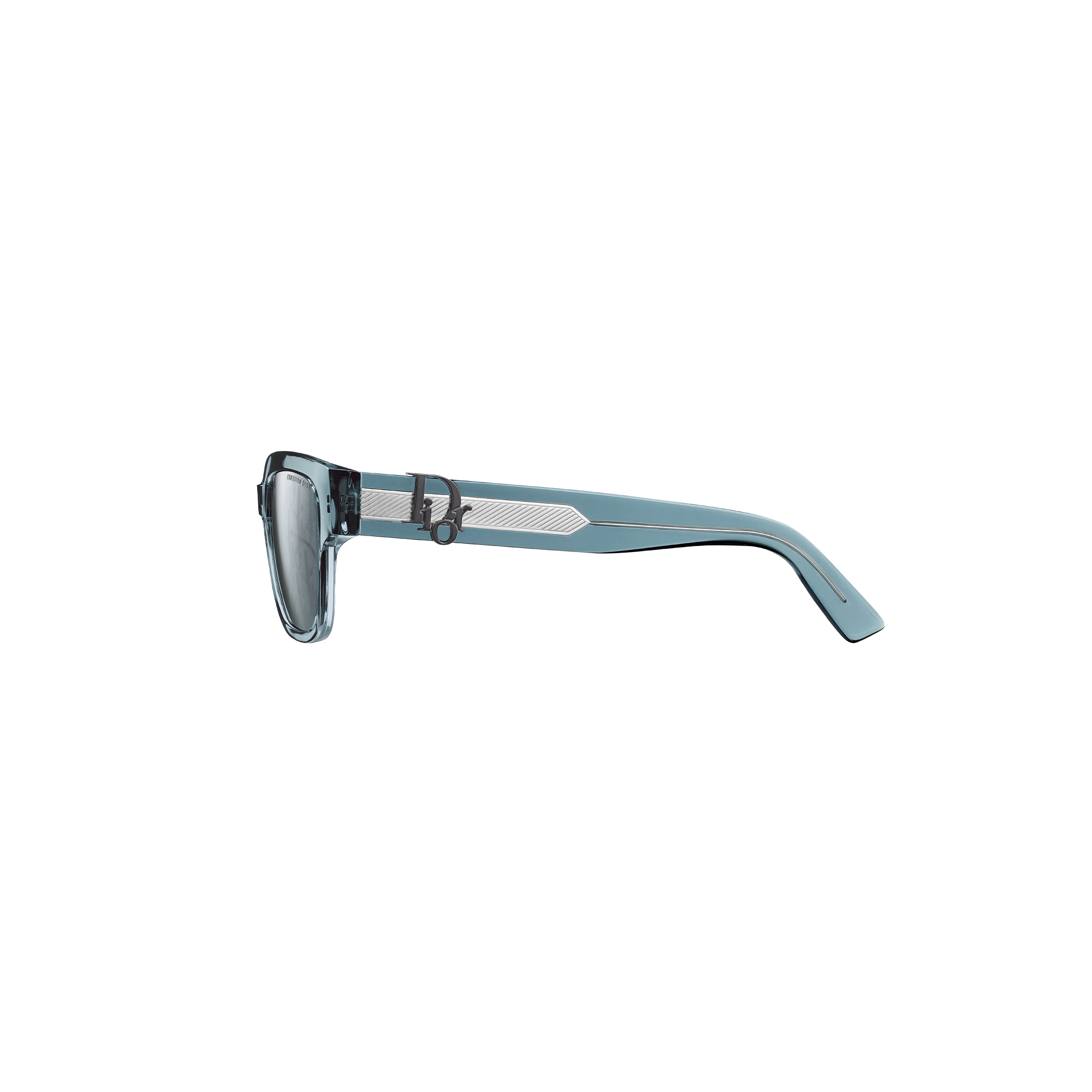 Dior Oblique S1F Transparent Blue Square Sunglasses | DIOR