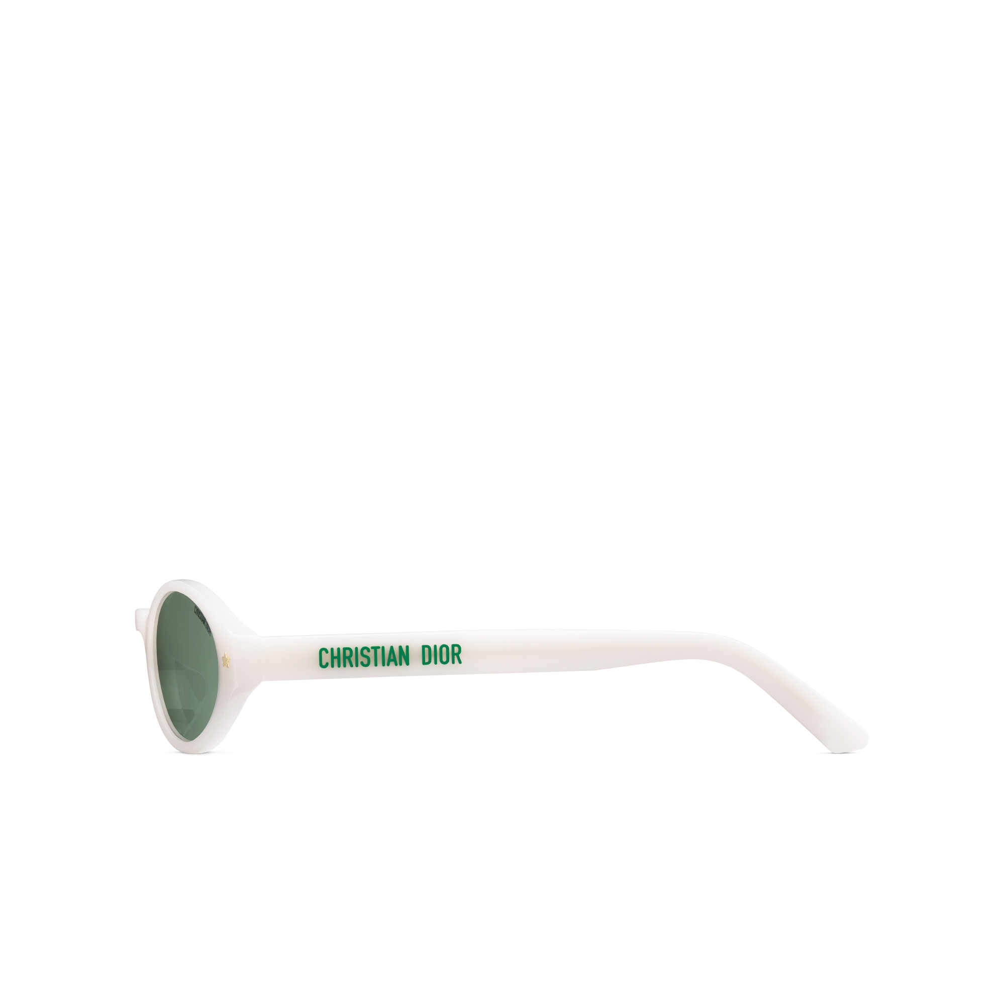 DiorPacific R1F White Oval Sunglasses | DIOR