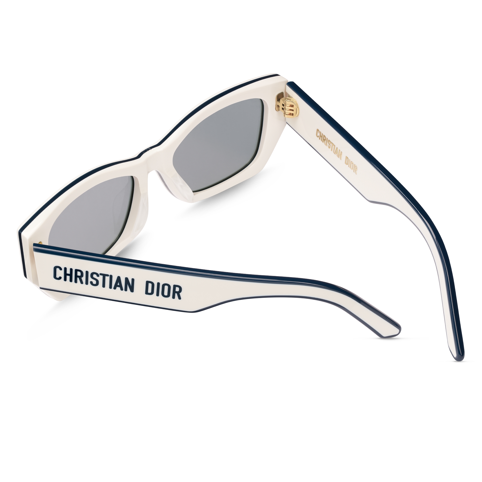 DiorPacific S2U White Rectangular Sunglasses | DIOR