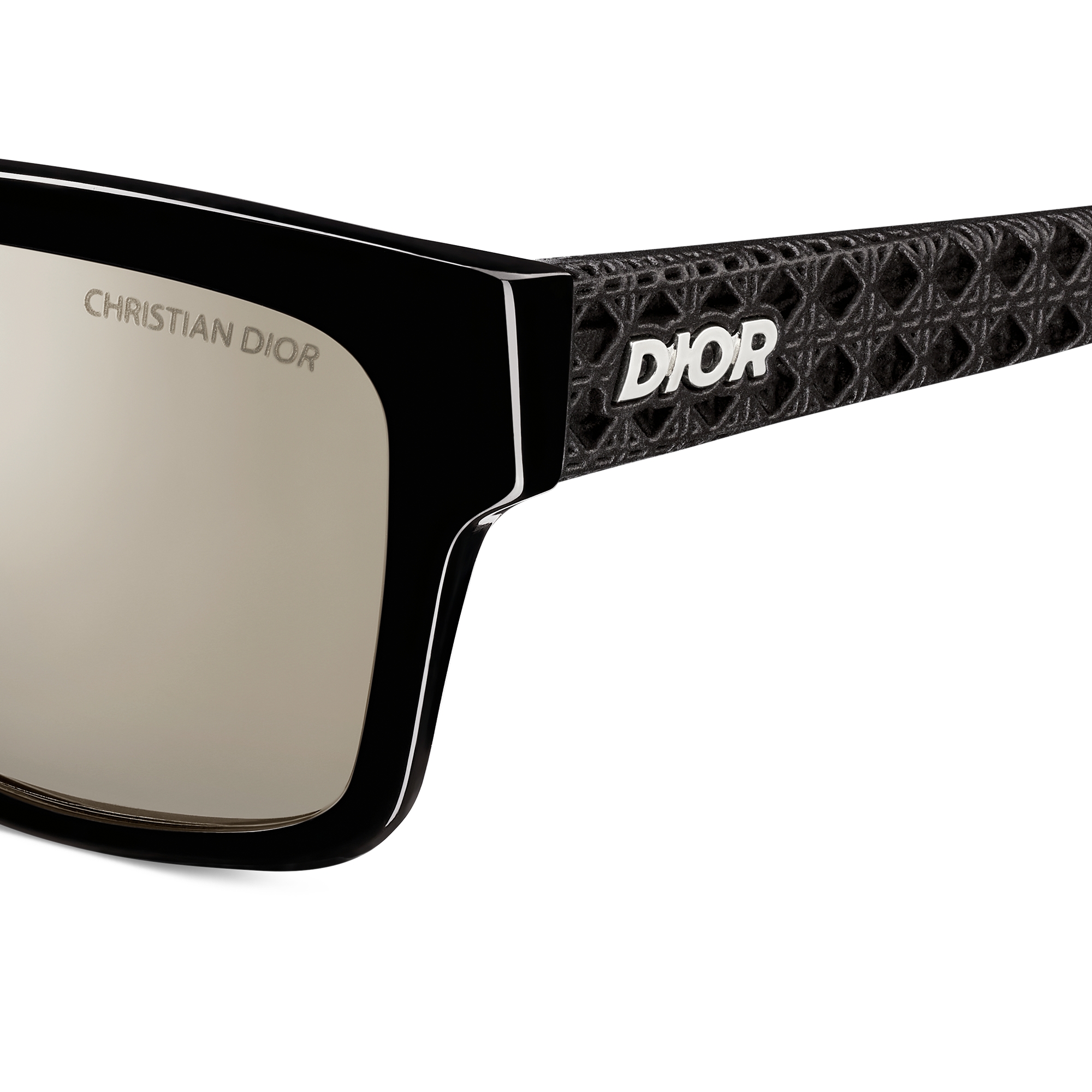 Dior3D S2F Black Rectangular Sunglasses | DIOR