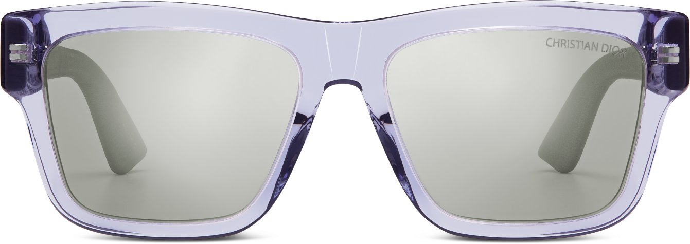 Dior3D S2F 半透明藍色長方形太陽眼鏡 | DIOR