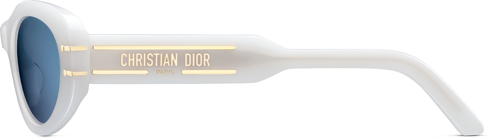 DiorSignature B8U Occhiali da sole ovali color avorio chiaro | DIOR