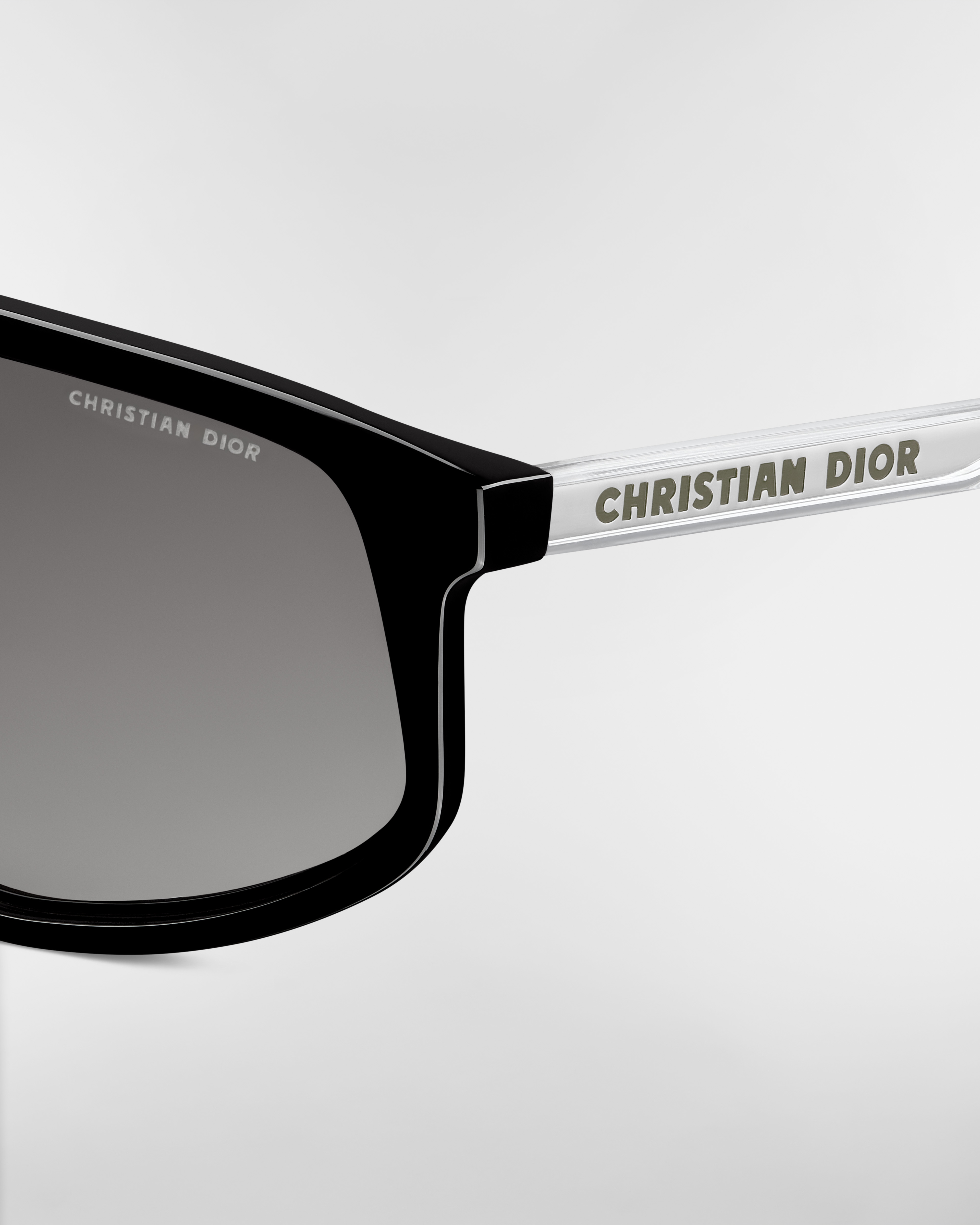 DiorTag M1U Occhiali da sole a mascherina neri | DIOR