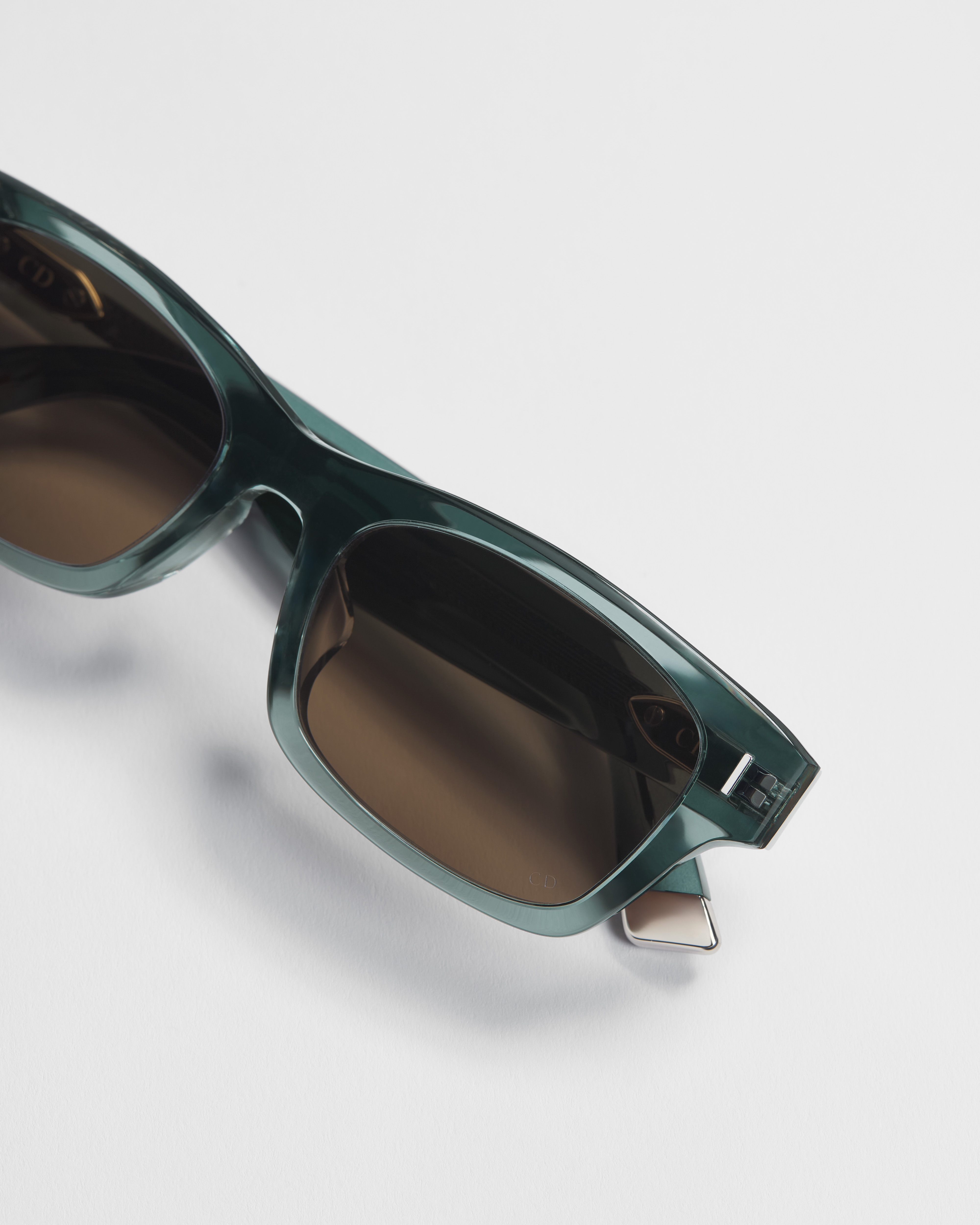 DiorTailoring S3F Transparent Blue Rectangular Sunglasses | DIOR