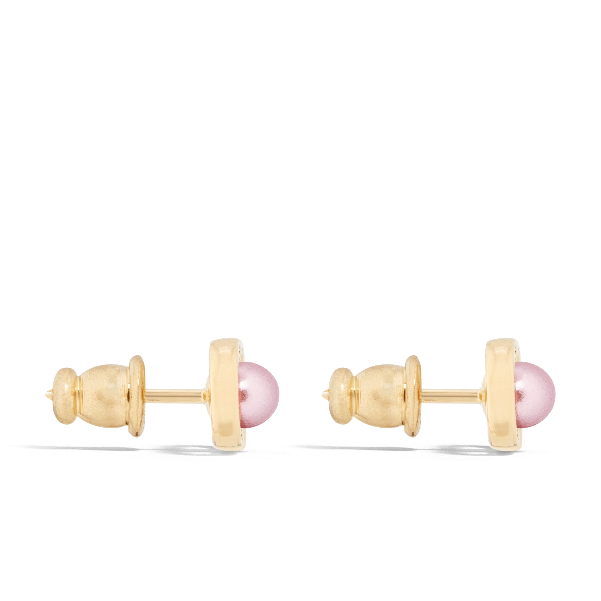 Mini orecchini a perno Petit CD Jolie Metallo con finitura color oro e ...