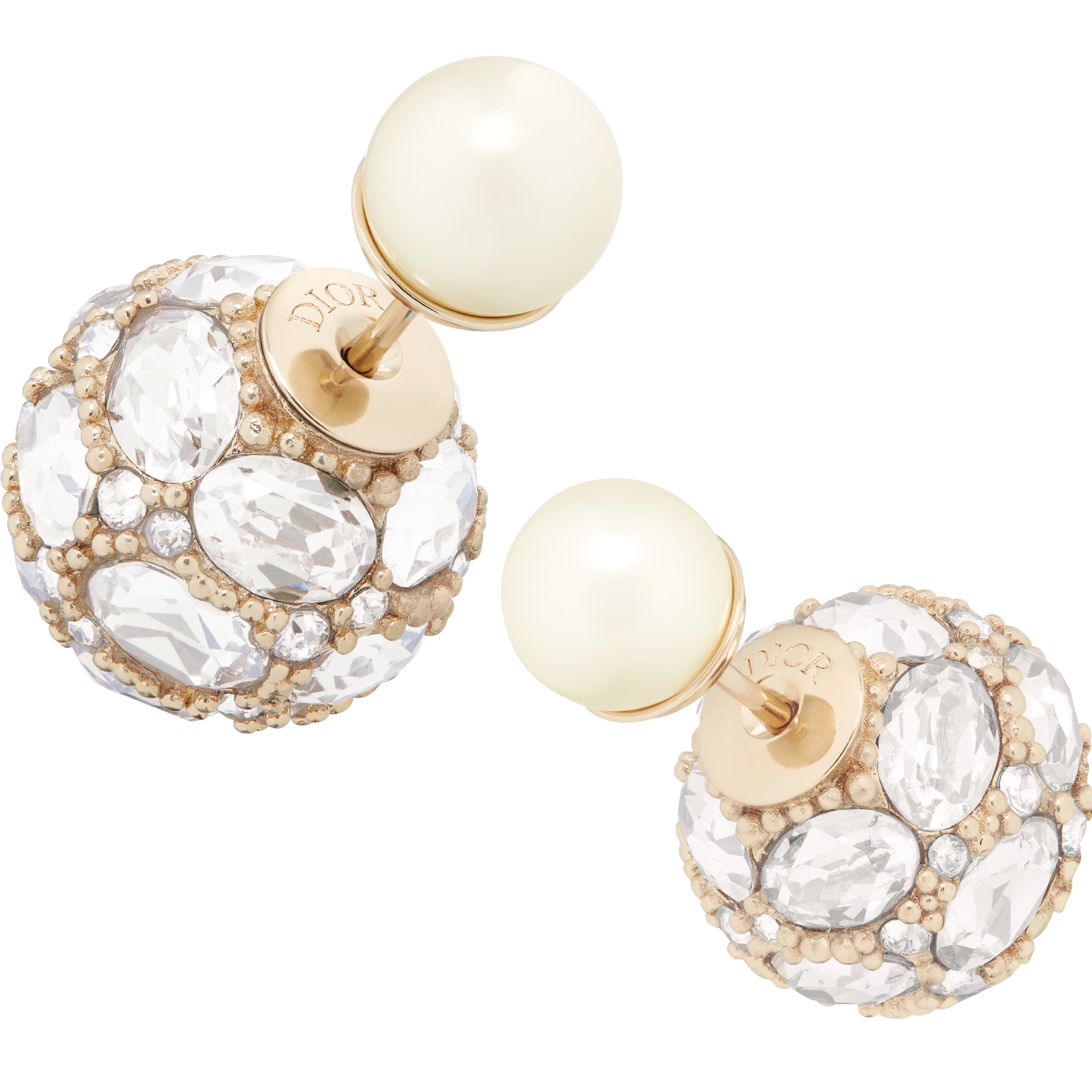 DIOR | Dior Tribales ピアス メタル・レジンパール・クリスタル