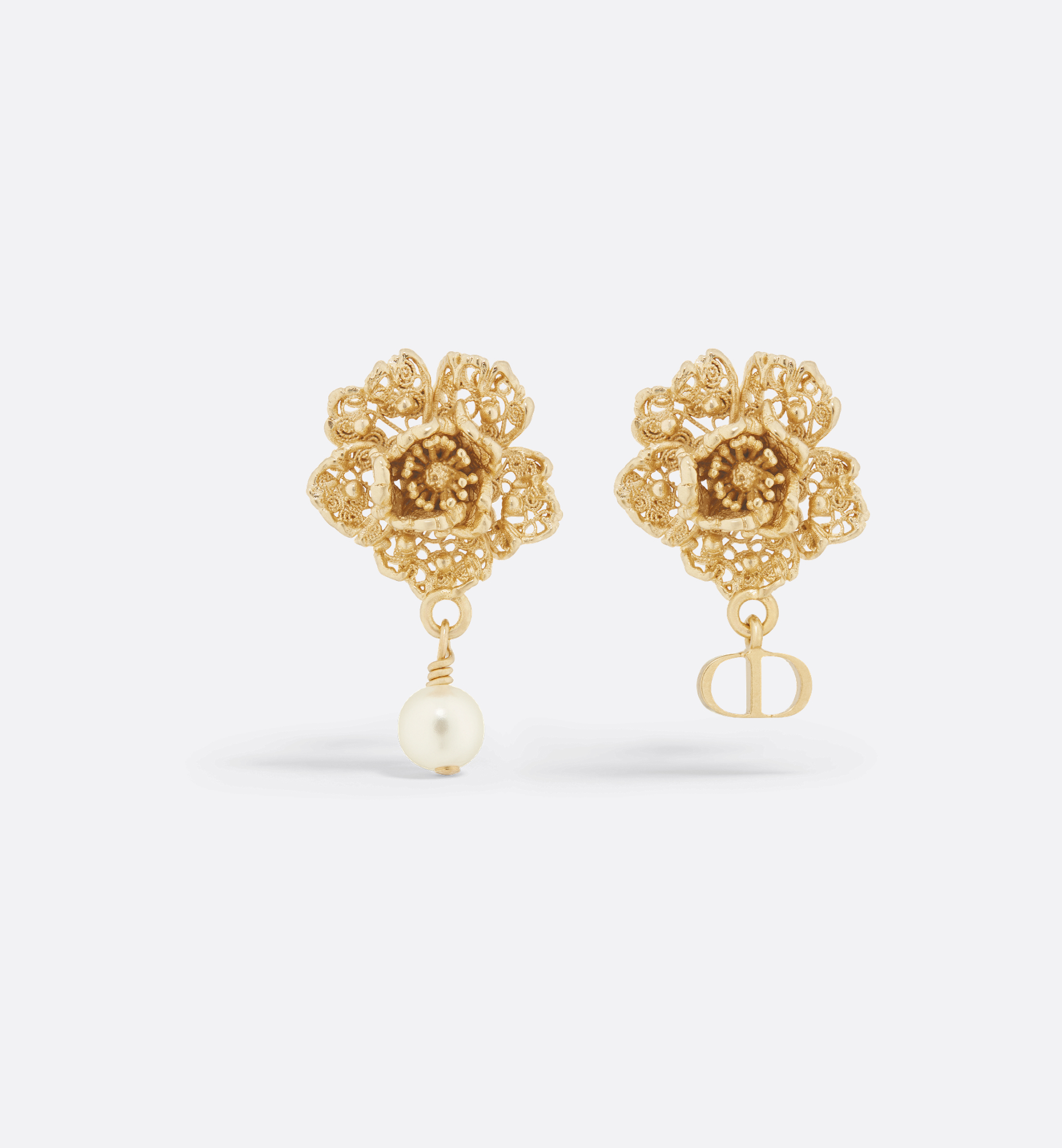 DIOR | Jardin de Dior ピアス メタル & レジンパール DIOR | Jardin de Dior ピアス メタル & レジンパール
