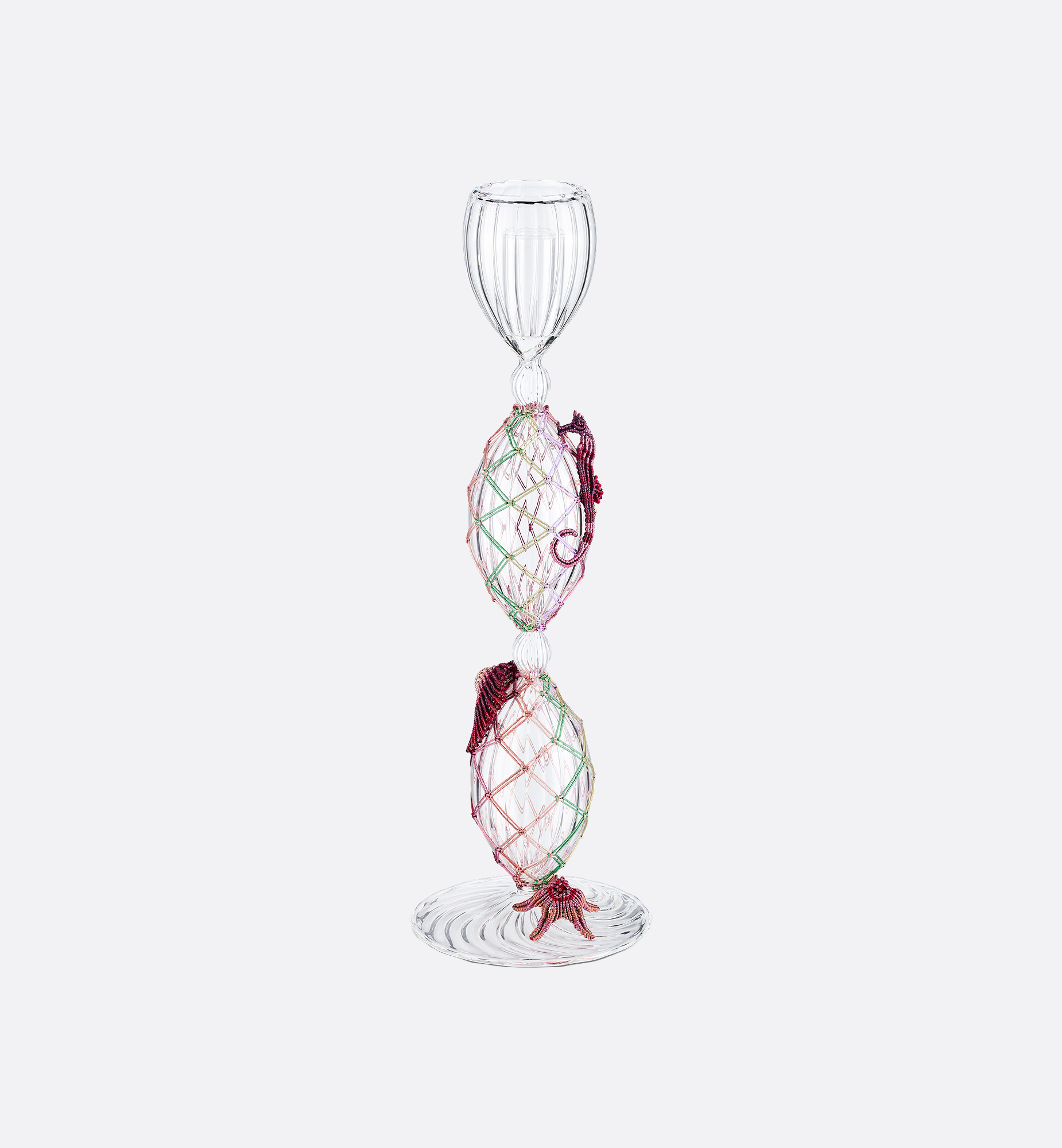 Salento Candle Holder Transparent Blown Glass | DIOR Salento Candle Holder Transparent Blown Glass | DIOR