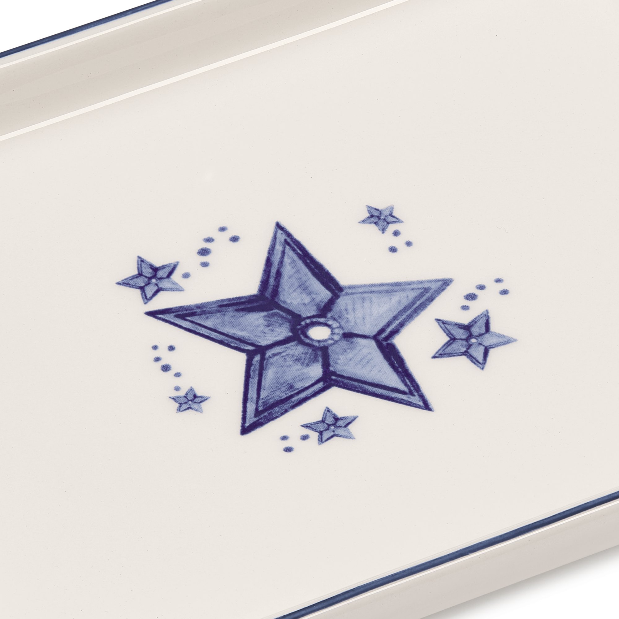 Trinket Tray Ceramic with Star Motif | DIOR
