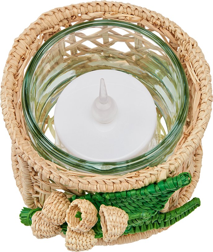 Candle Holder Lily of the Valley, Green | DIOR