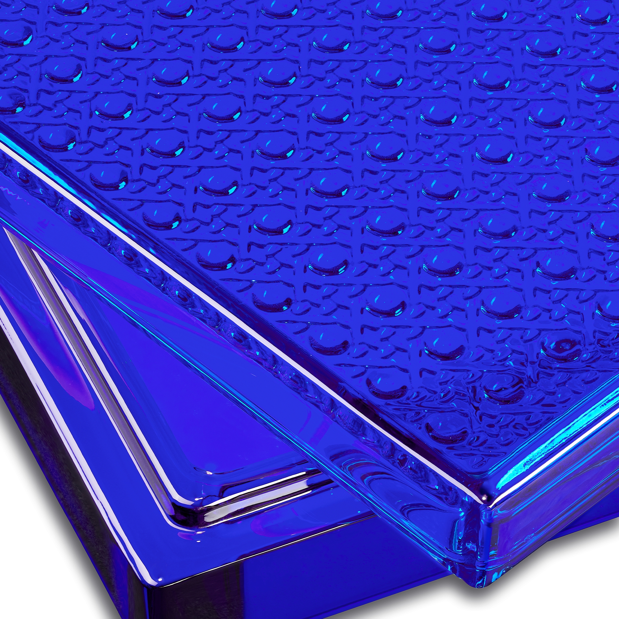 Box Blue Crystal with Cannage Motif | DIOR