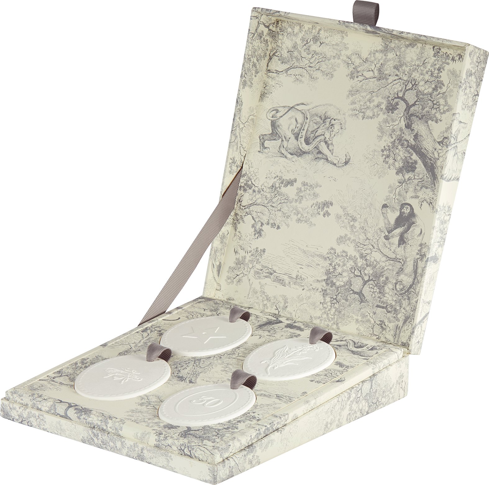 Set de 4 médaillons Toile de Jouy, multicolore | DIOR