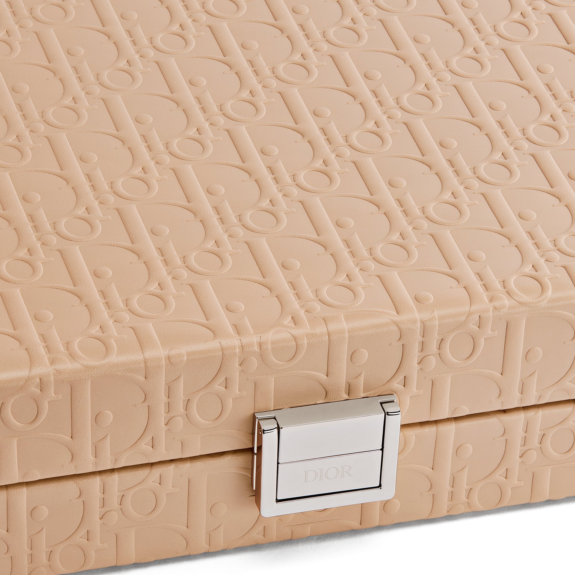 Set da backgammon piccolo in pelle Rosa cipria | DIOR