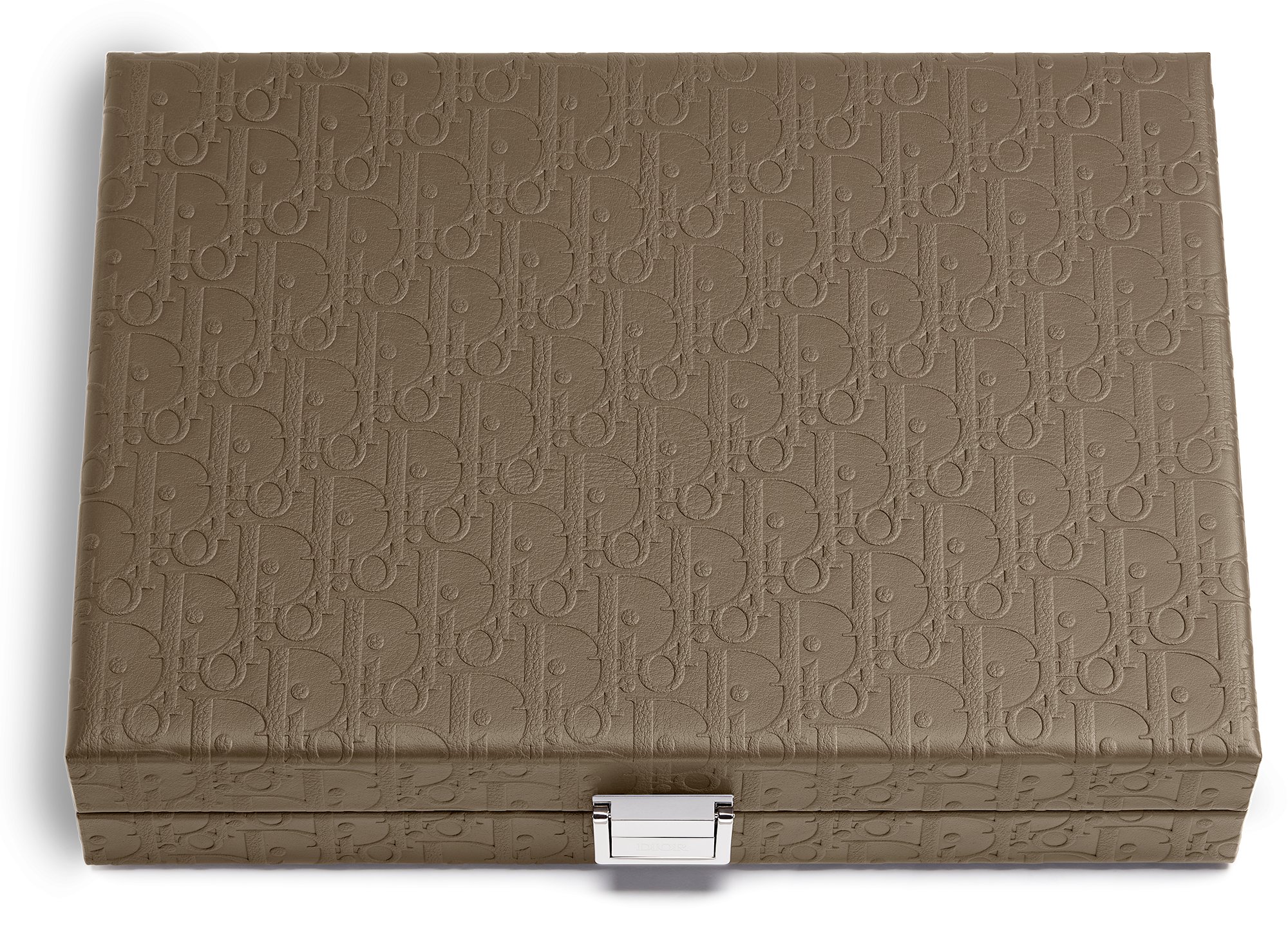 Small Leather Backgammon Bronze Dior Oblique | DIOR