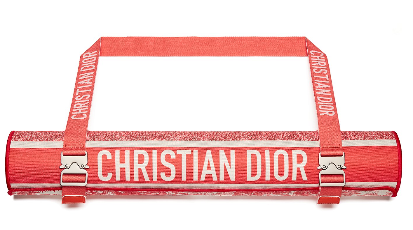 Yoga Mat with Strap Dioriviera, Coral | DIOR