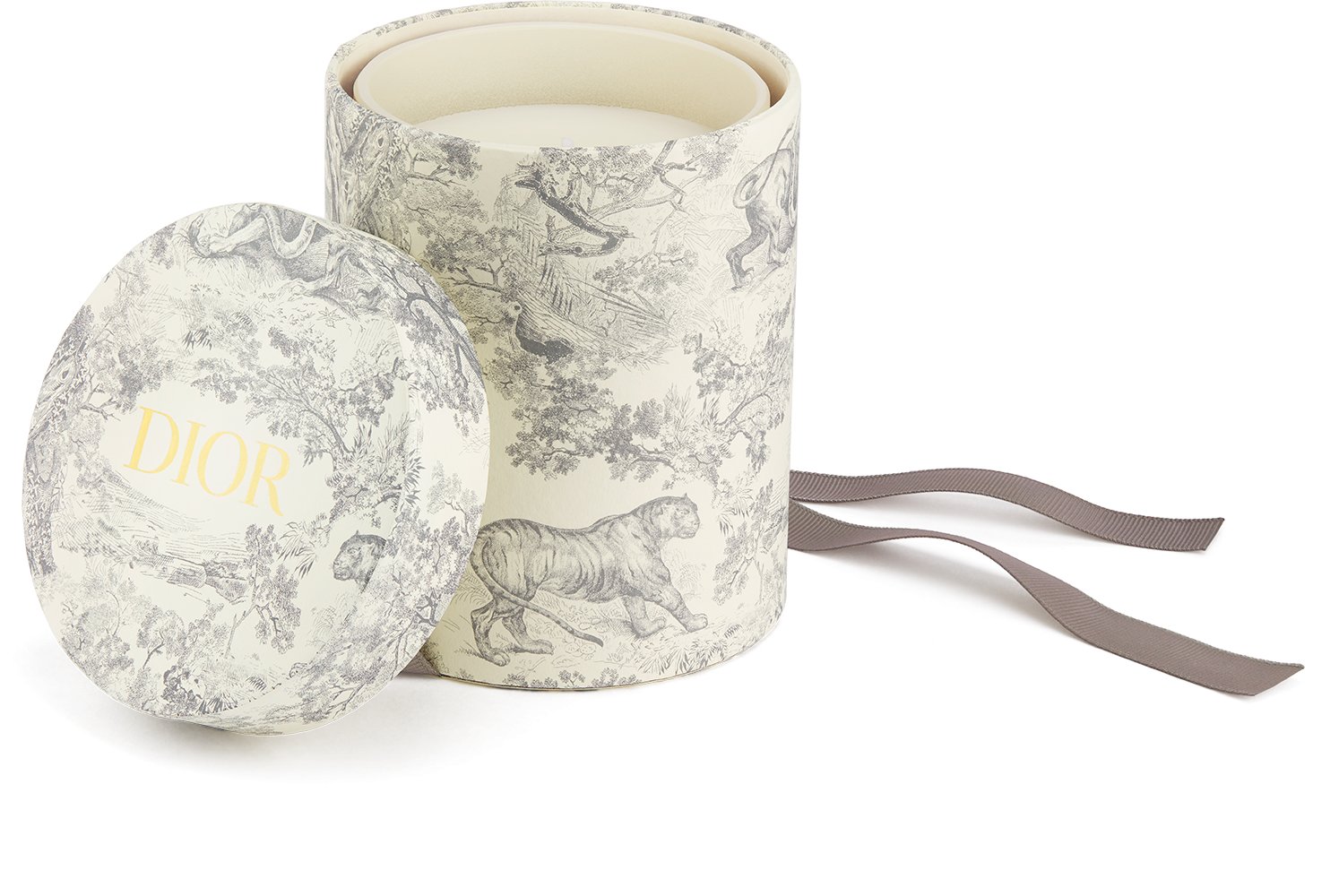 Hortensia Grenat Scented Candle Burgundy Toile de Jouy | DIOR