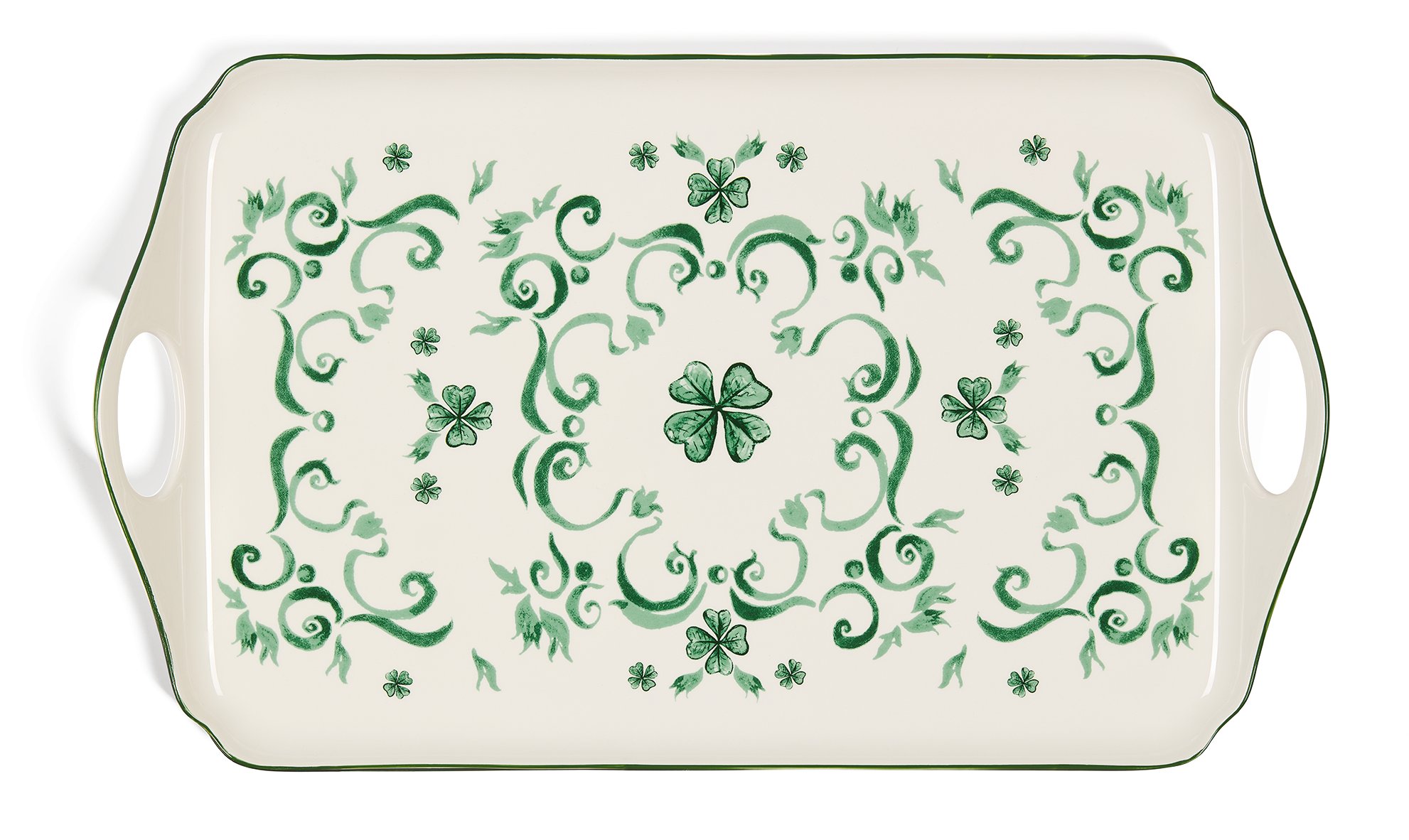 Dienblad Keramiek met klavermotief | DIOR