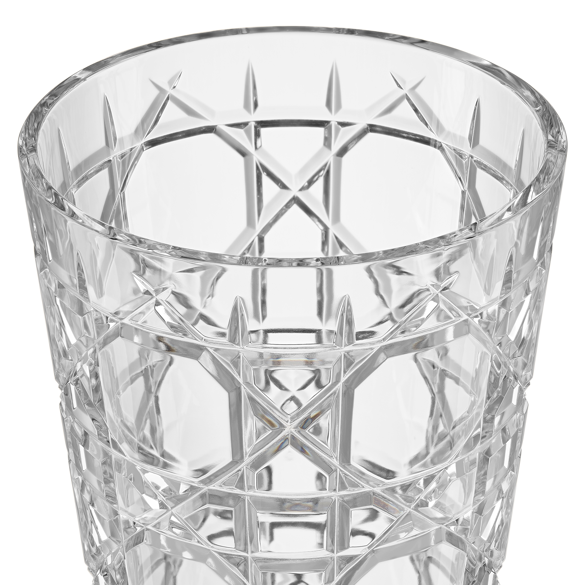 Conische vaas Kleurloos kristal met Cannage-motief | DIOR