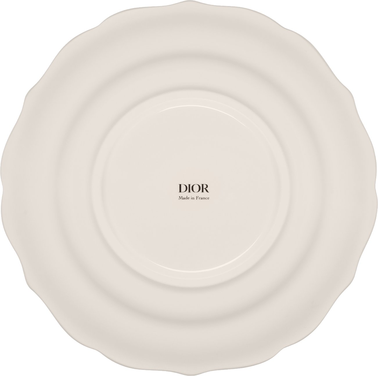 Dessert Plate White and Gold-Finish Dior Bees | DIOR