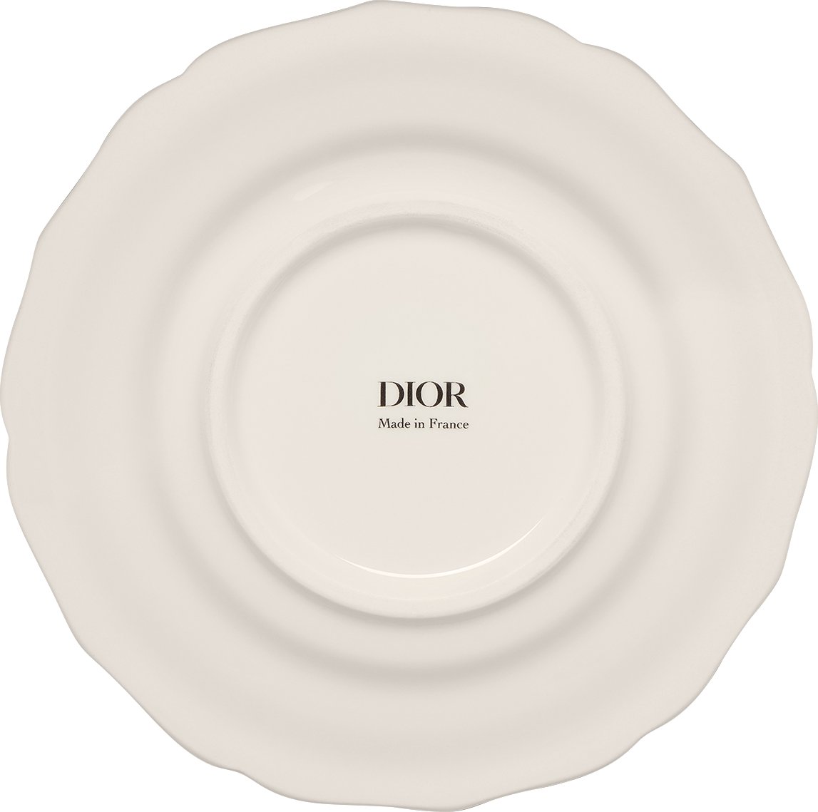 Side Plate White and Gold-Tone Dior Bees | DIOR