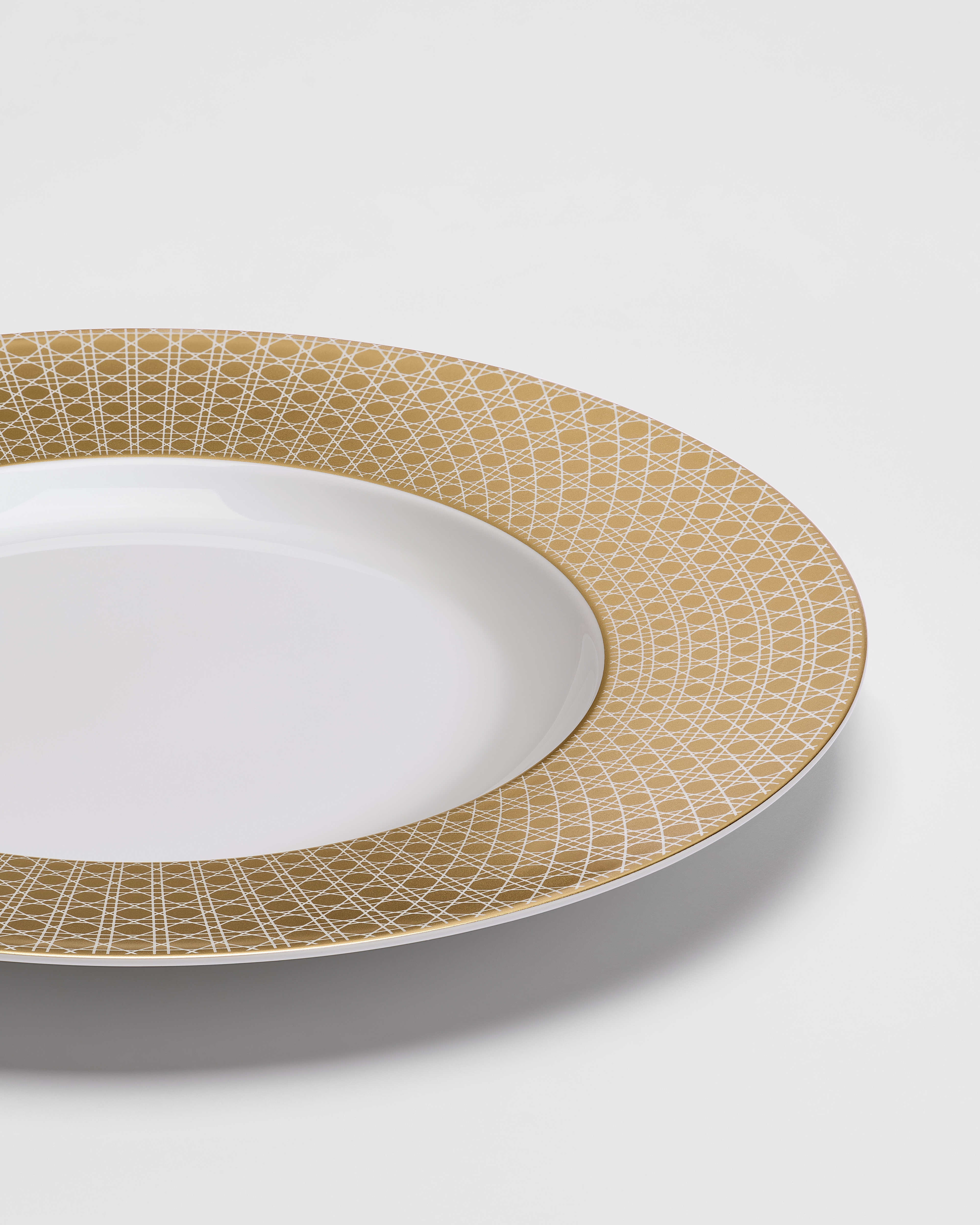 Decorative Plate Gold-Tone Cannage Montaigne | DIOR