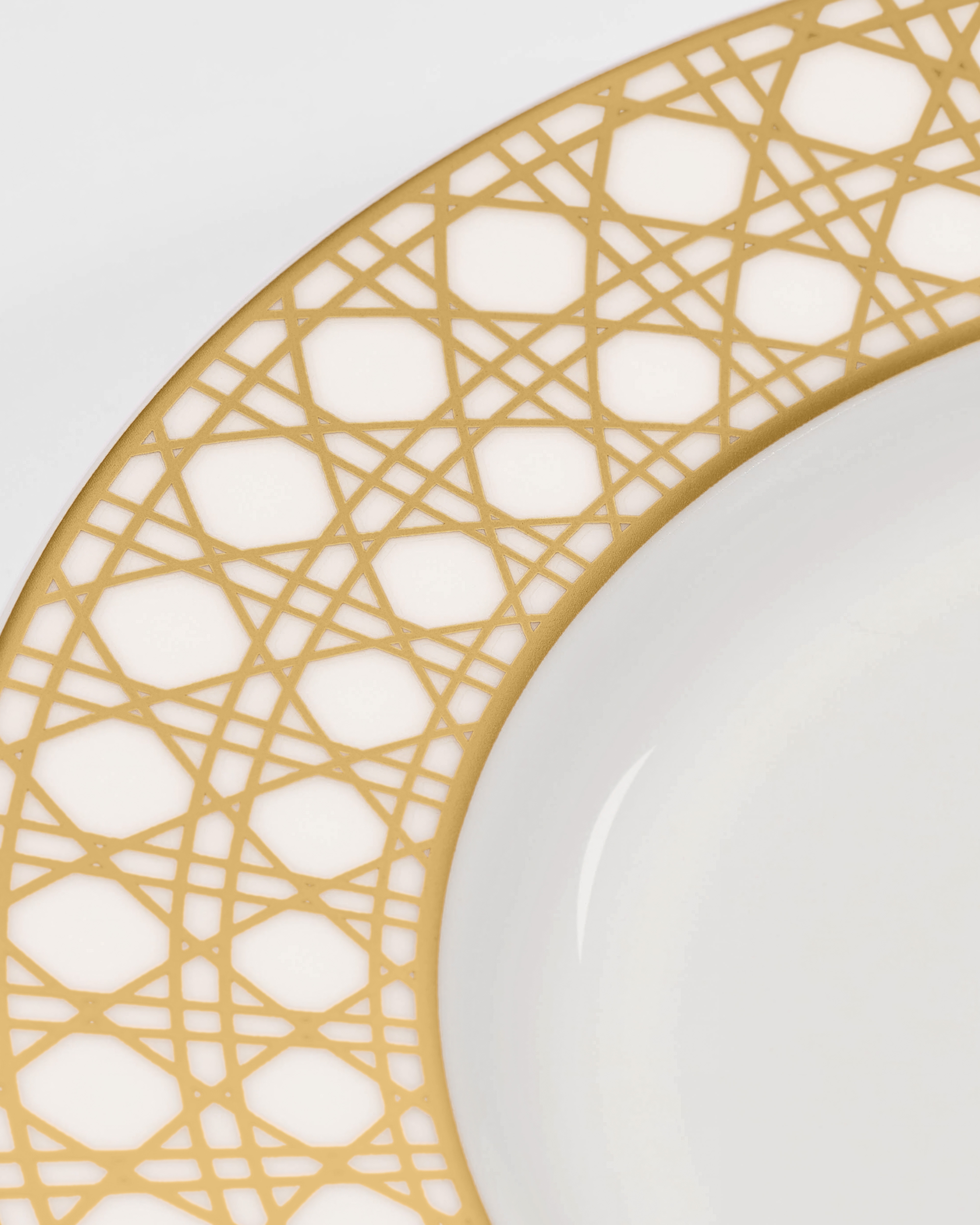 Side Plate Gold-Tone Cannage Montaigne | DIOR