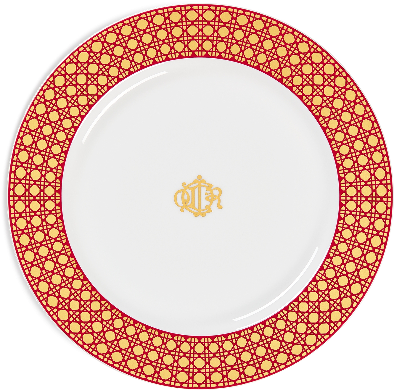 Napkin White Embroidered Cotton | DIOR