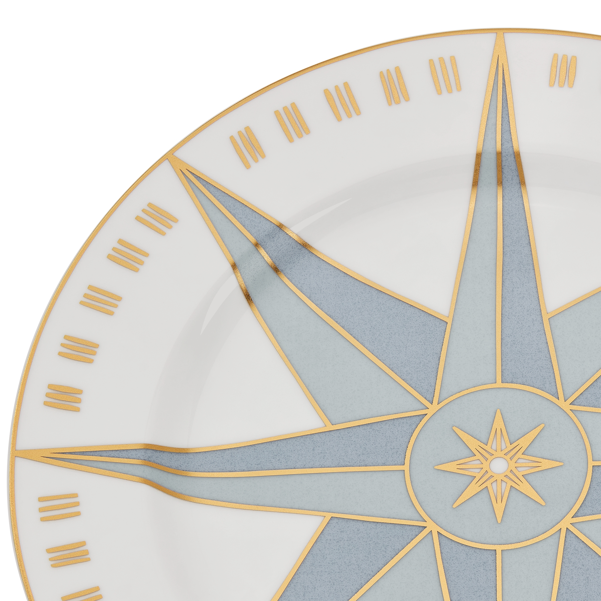 Dessertbord Aquamarijn windroos | DIOR