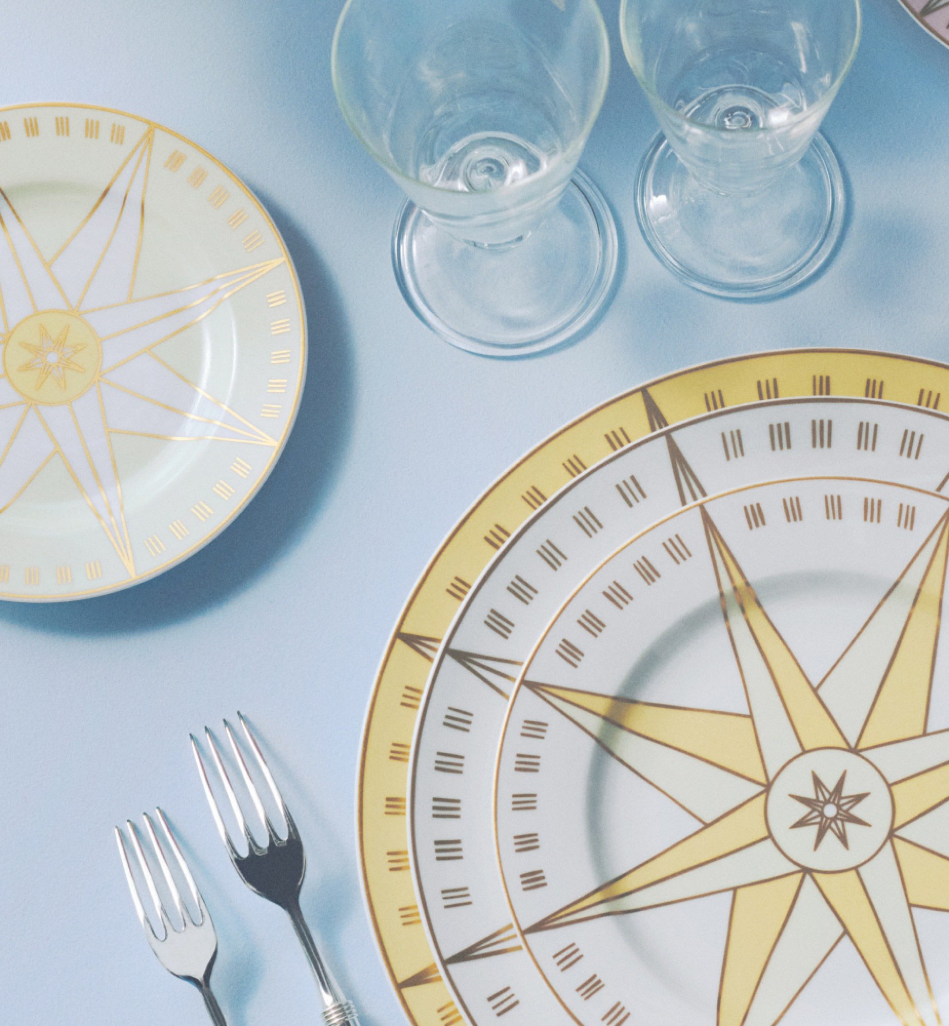 Side Plate Topaz Wind Rose | DIOR