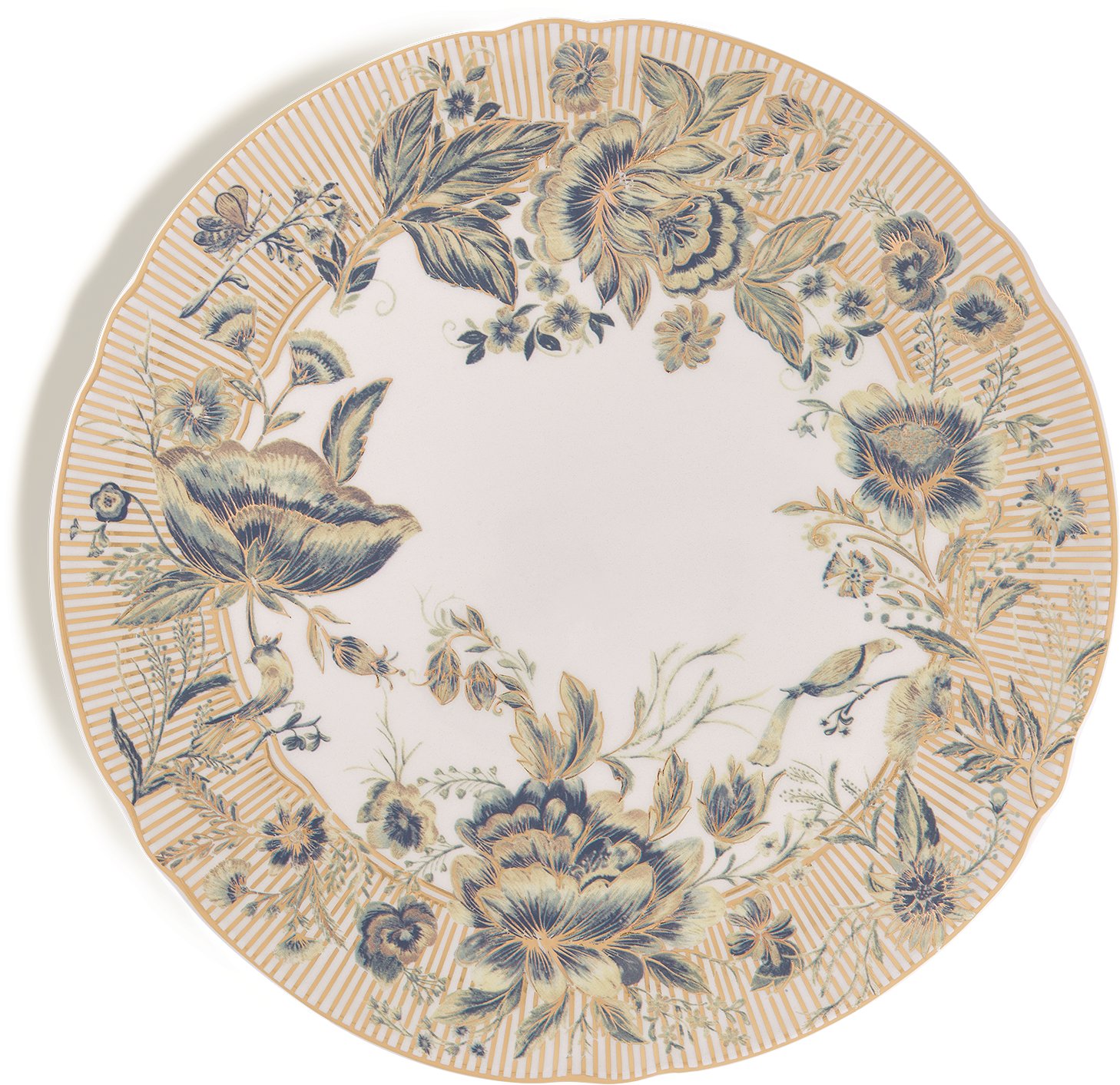 Dinner Plate Roses d'Hiver, Blue | DIOR