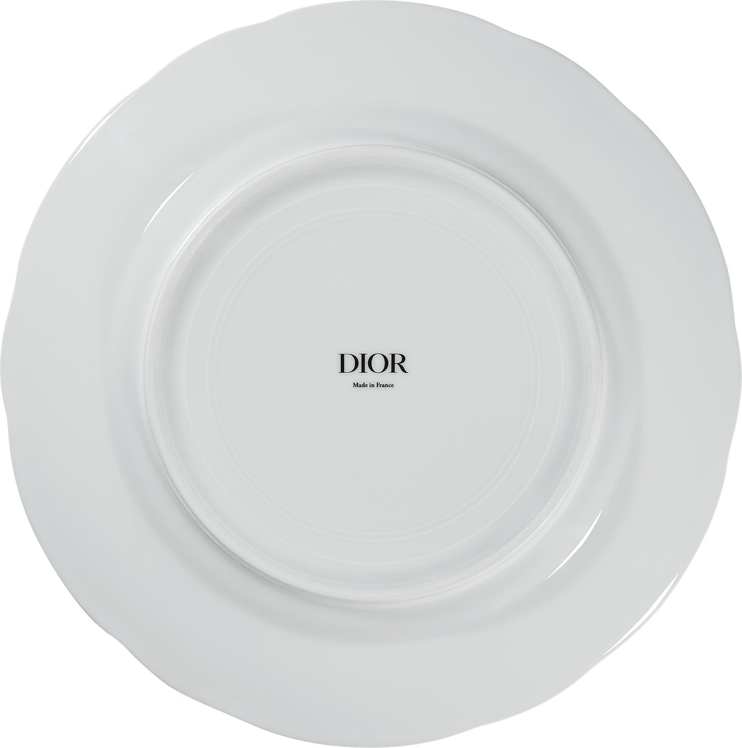 Dinner Plate Burgundy Toile de Jouy | DIOR