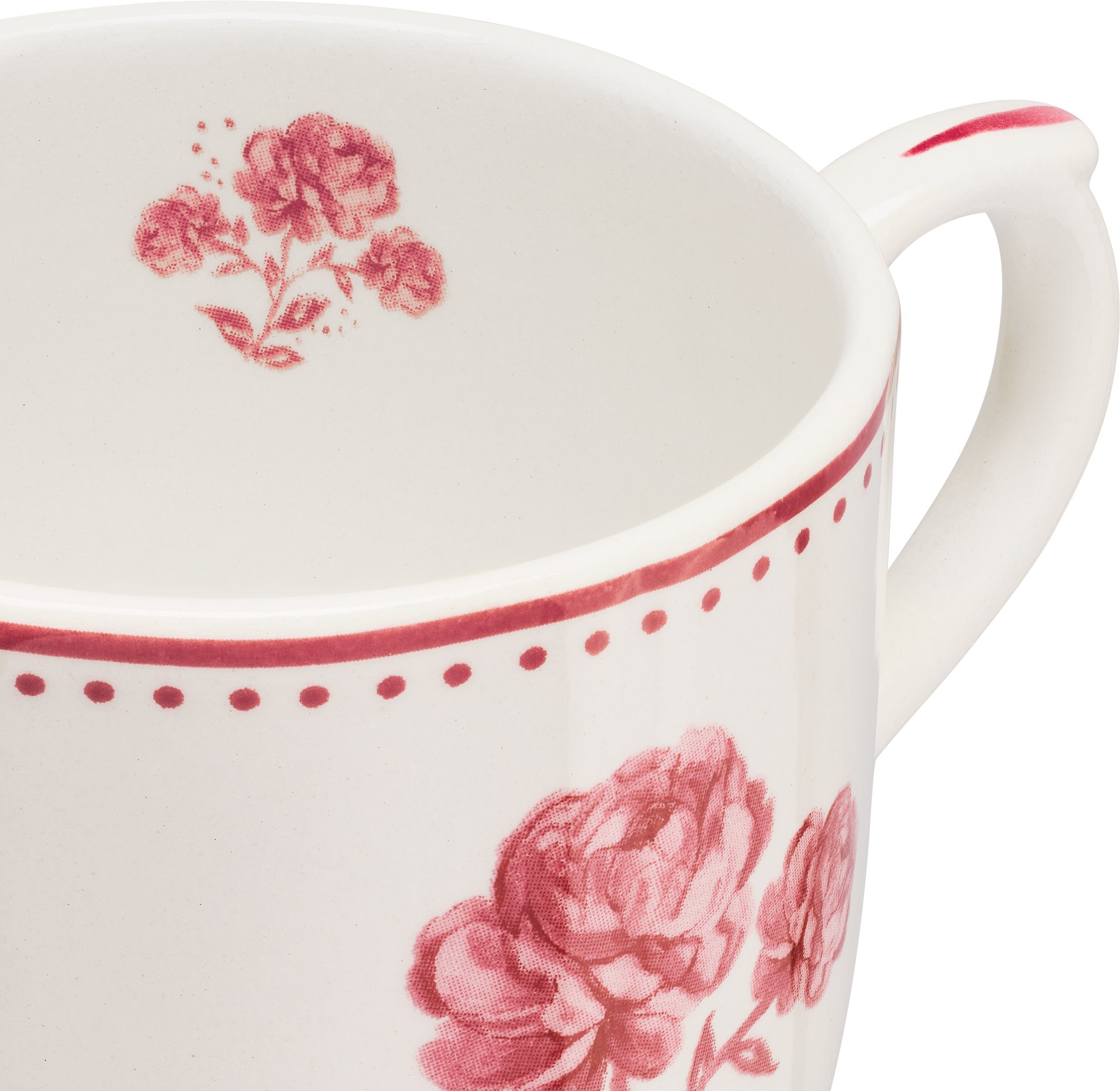 Coffee Cup Ceramic with Rose Motif | DIOR